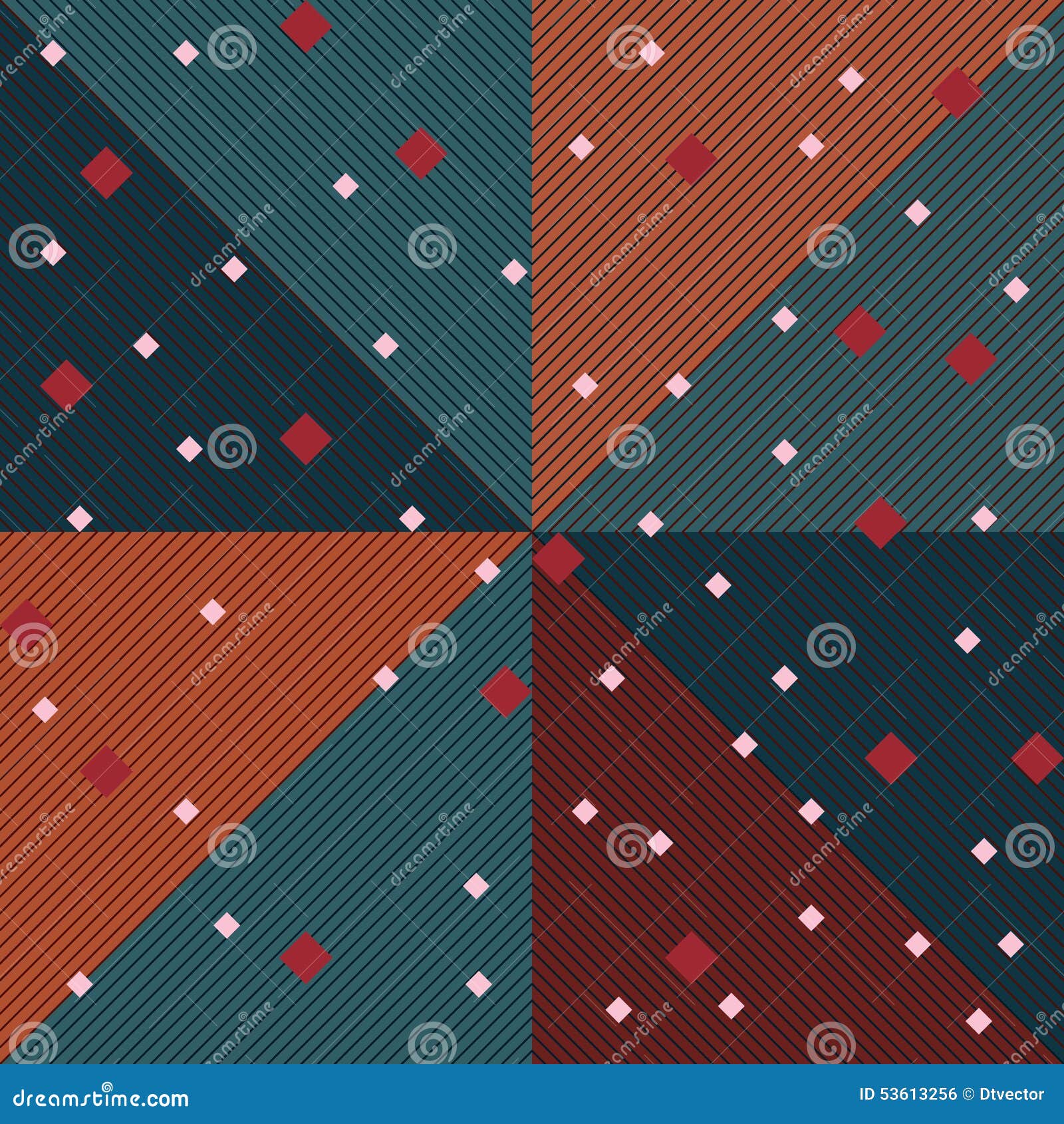 Diamond Shape Line Seamless Pattern Stock Vector - Illustration of ...