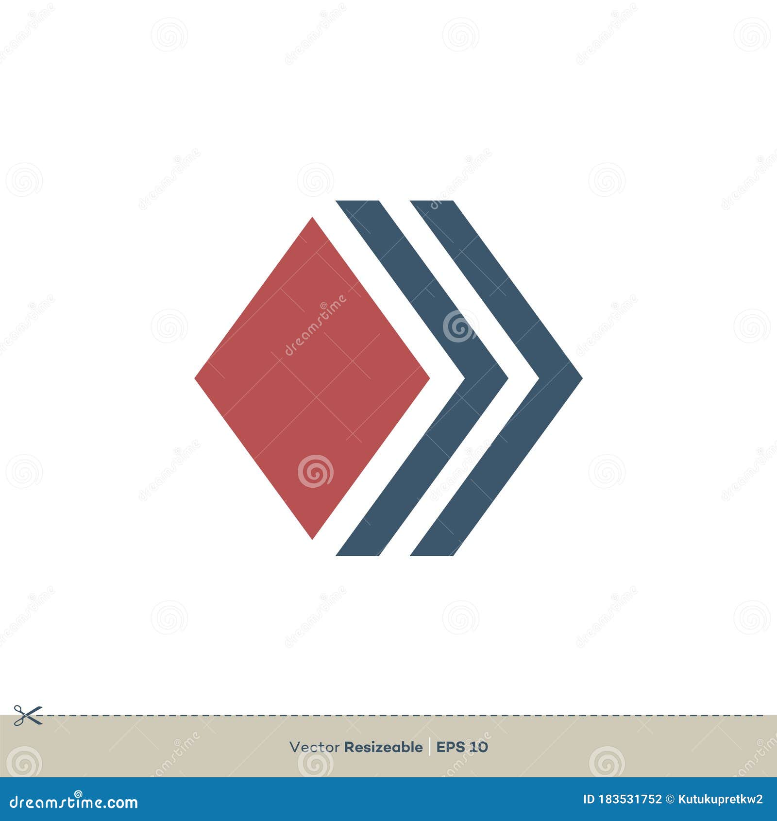 Diamond Shape Vector Logo Template Illustration Design Stock Vector ...