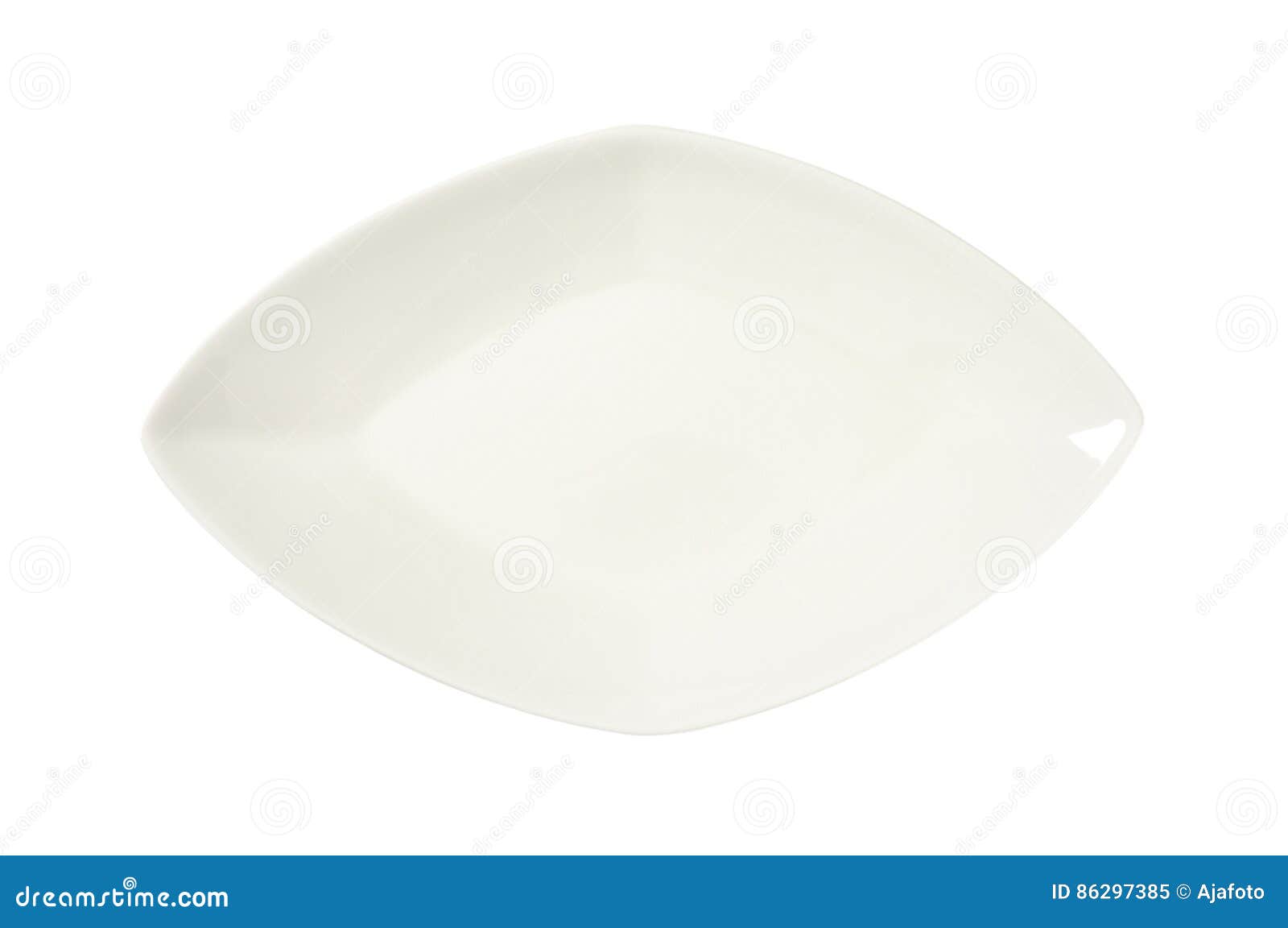 Diamond Shaped Dinner Plate Stock Image - Image of single, diamond ...