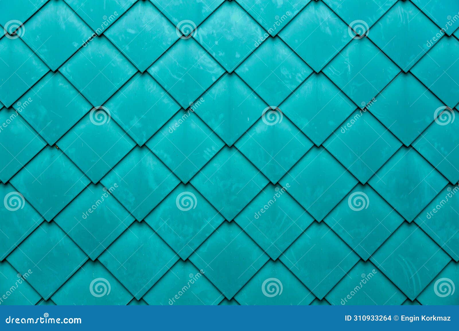 Diamond Shaped Fish Scale Tiled Wall Texture Background Stock Photo ...