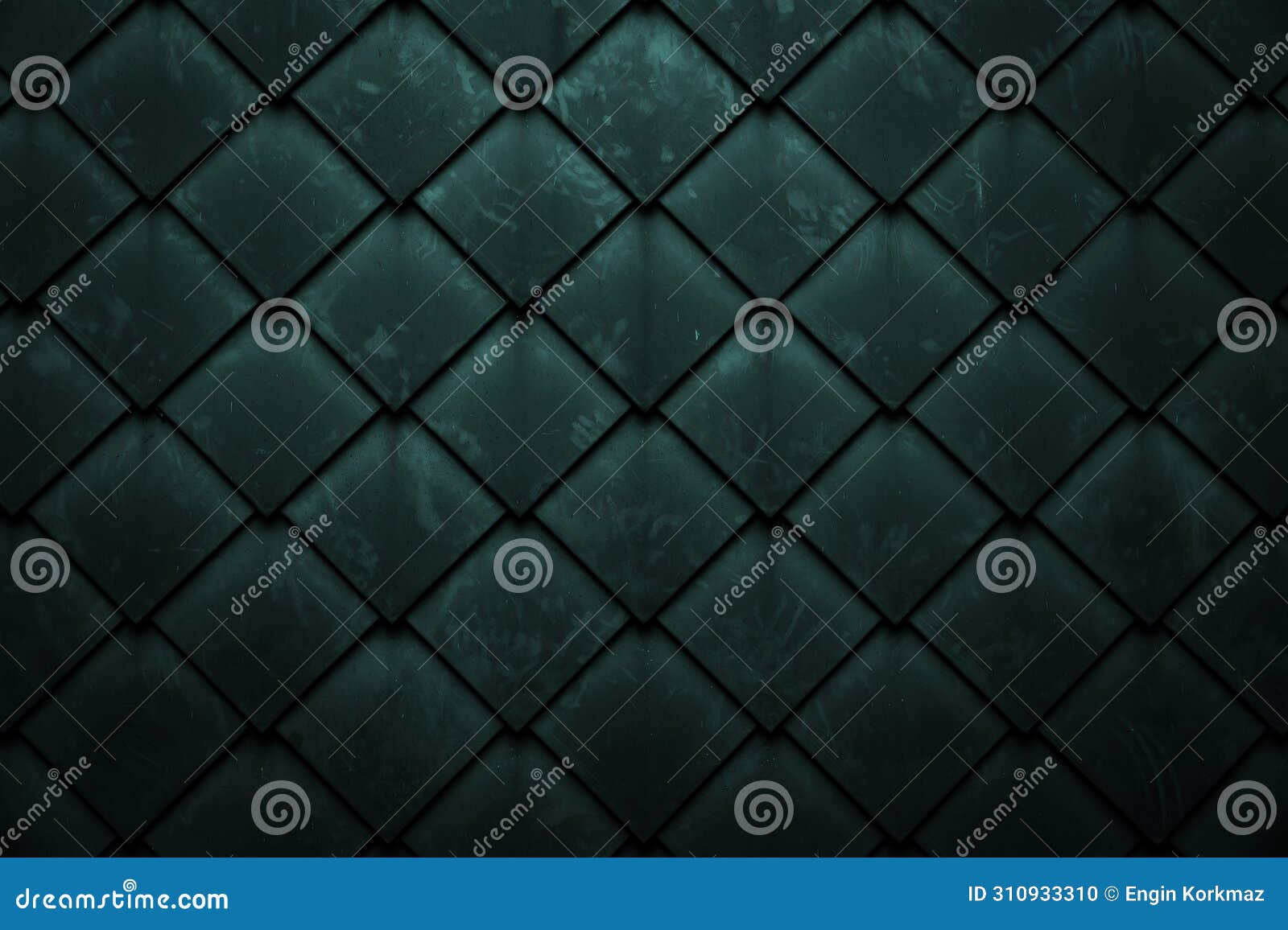 Diamond Shaped Fish Scale Tiled Wall Texture Background Stock Photo ...