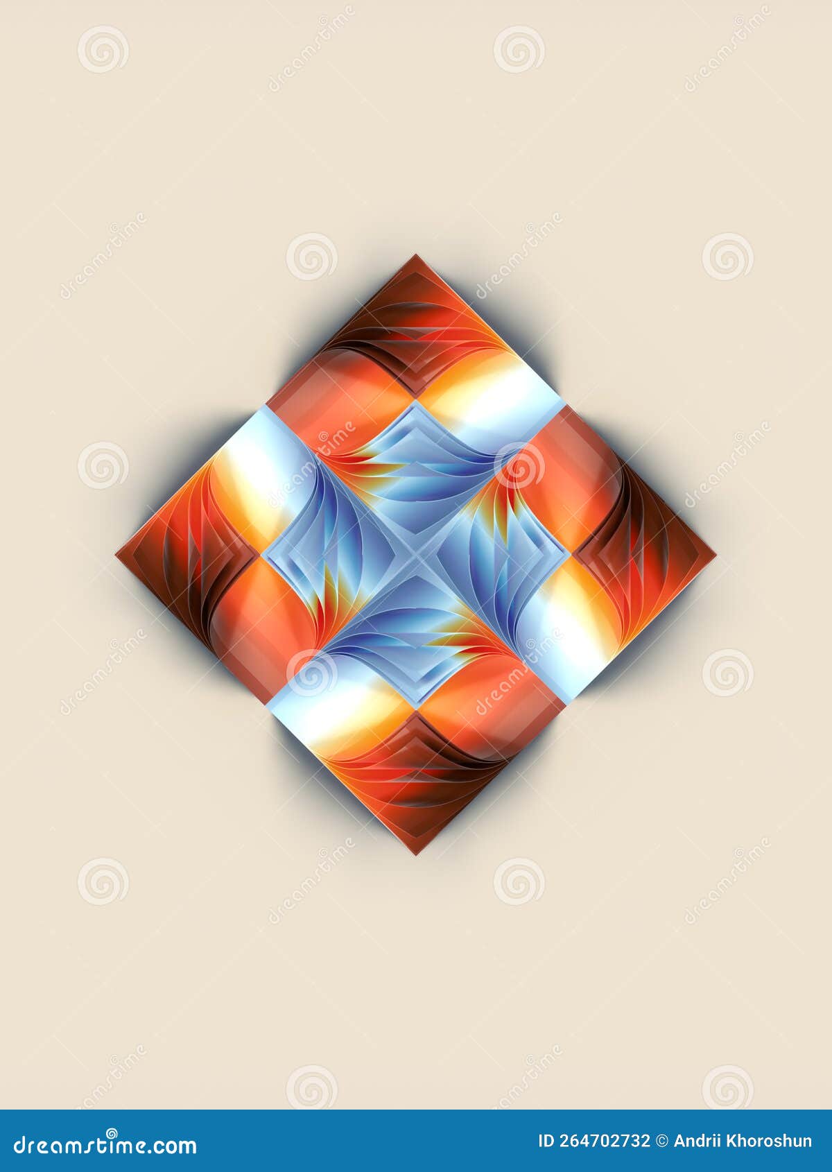 Diamond-shaped Pattern of a Stack Colorful Flipping Pages with ...