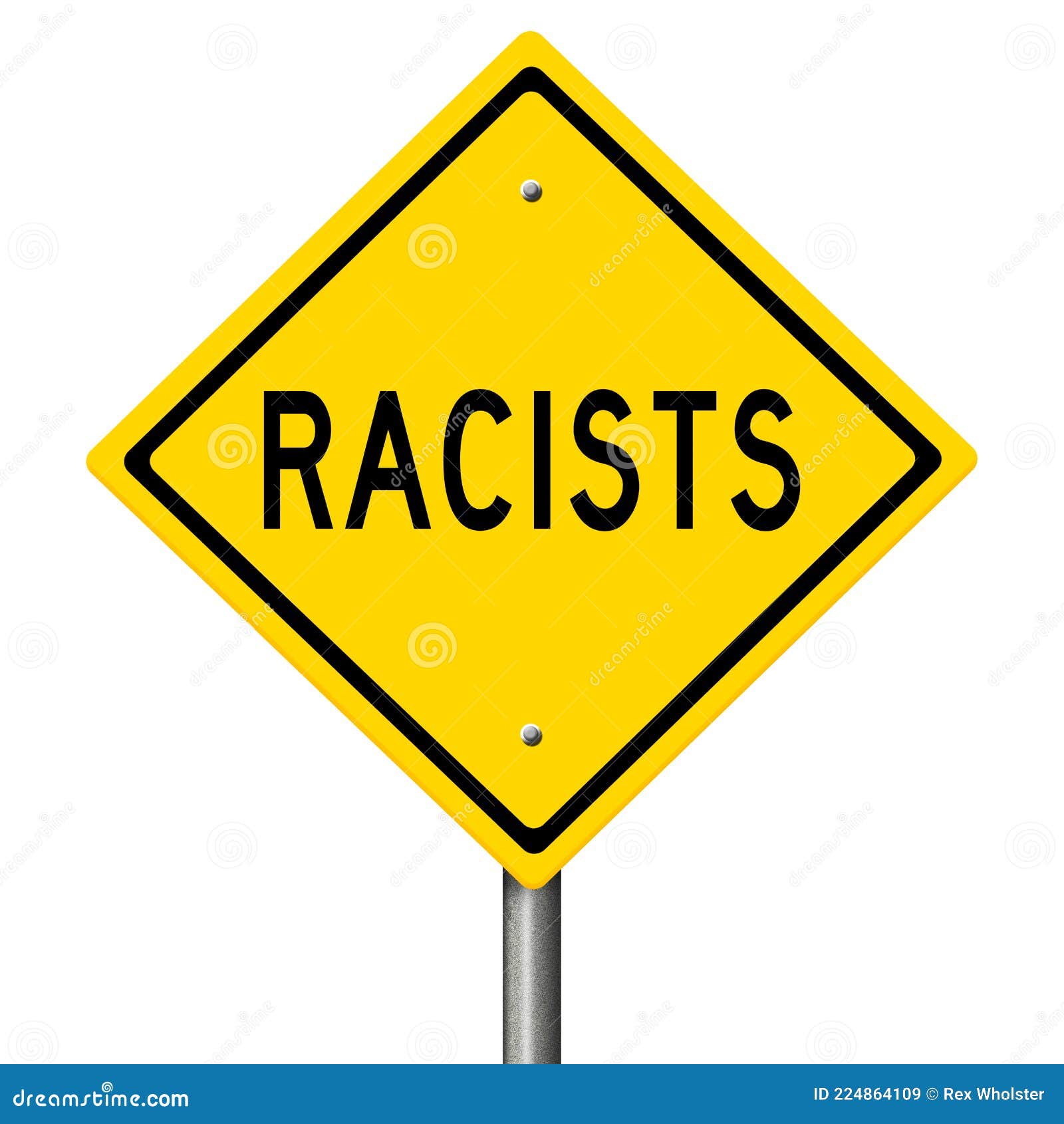 Rendering of a Yellow Highway Sign Stock Illustration - Illustration of ...