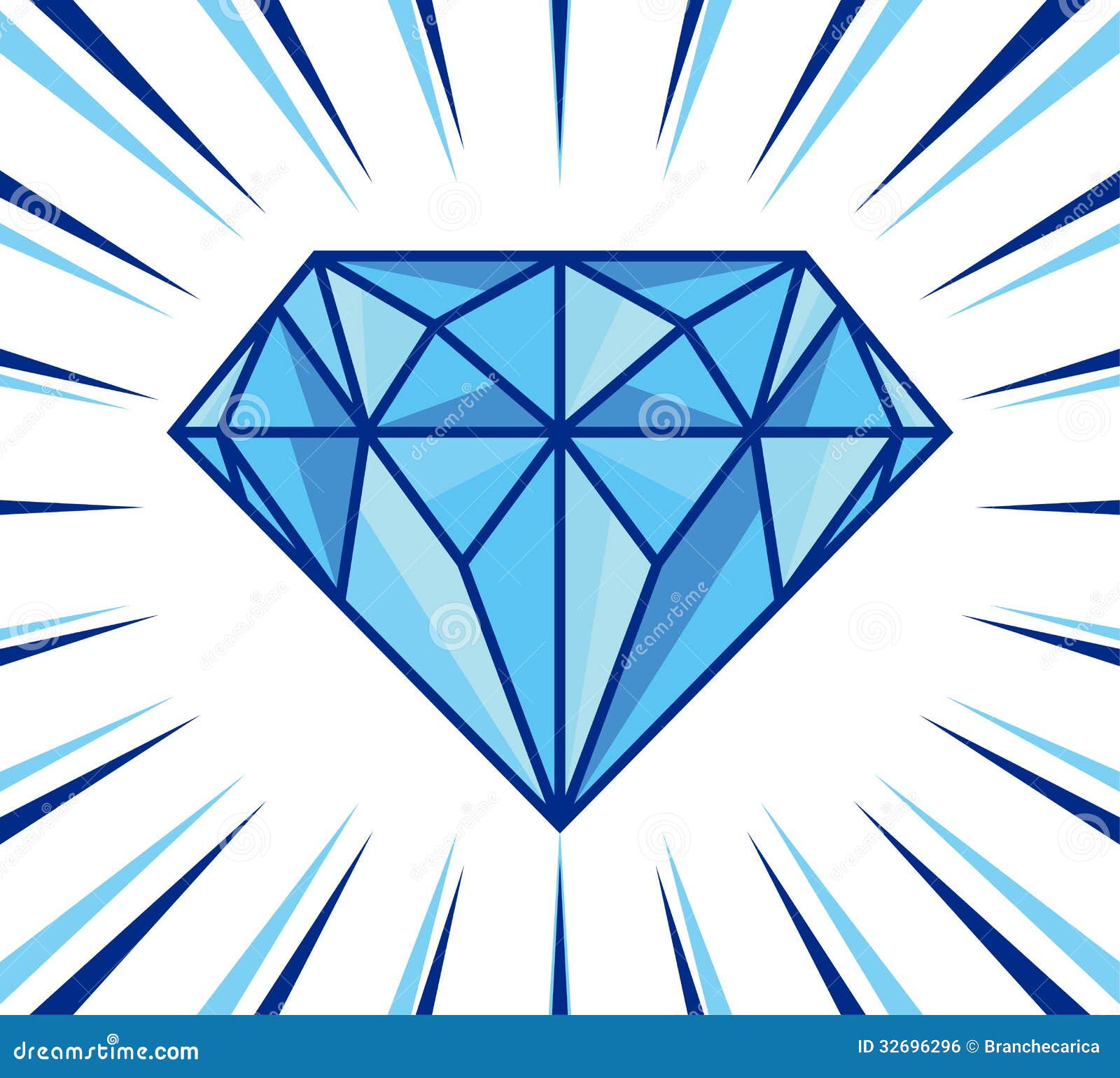 Diamond shine stock vector. Illustration of jewelry, celebrate - 32696296