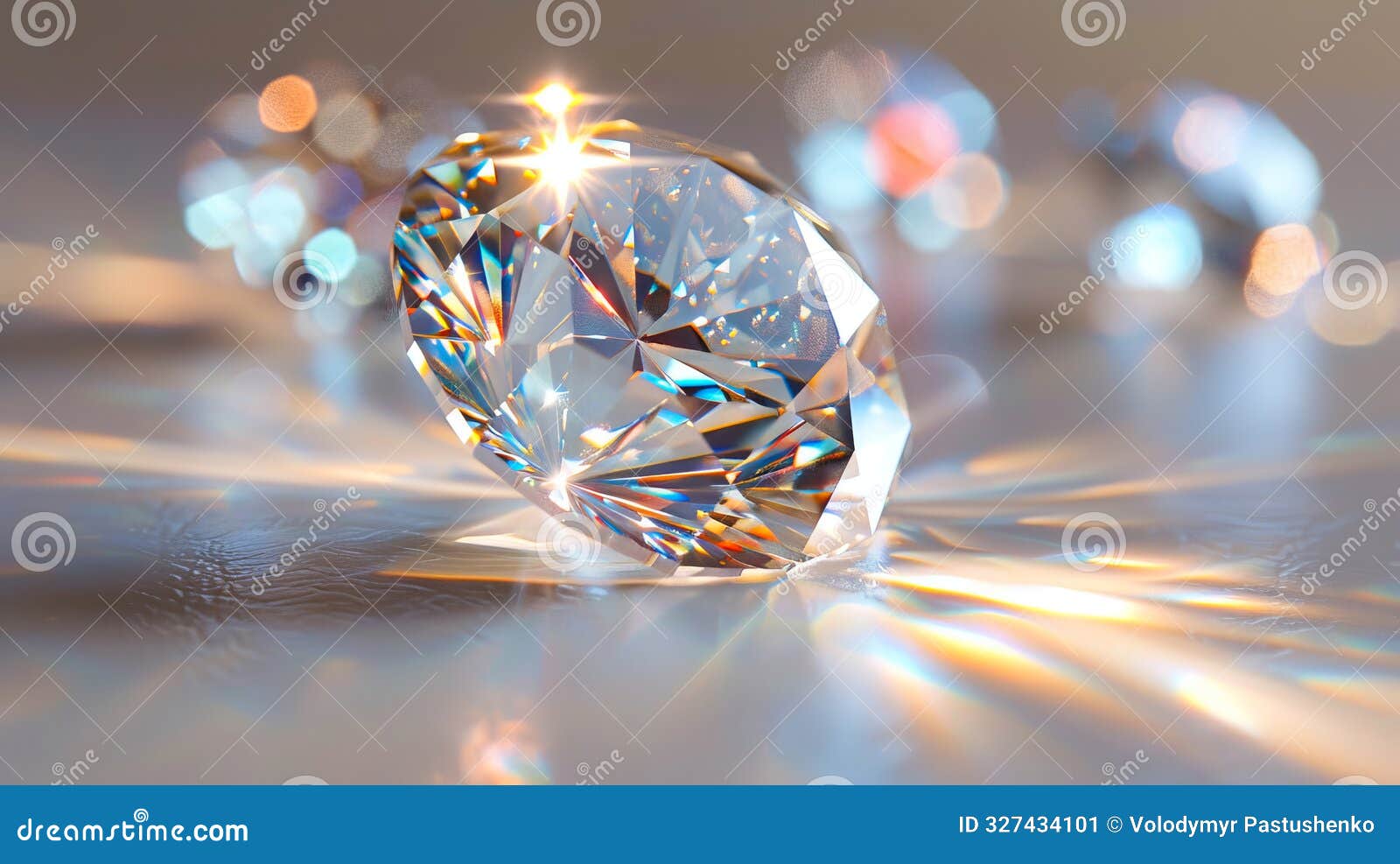 A Diamond is Shown with Light Shining on it Stock Image - Image of ...