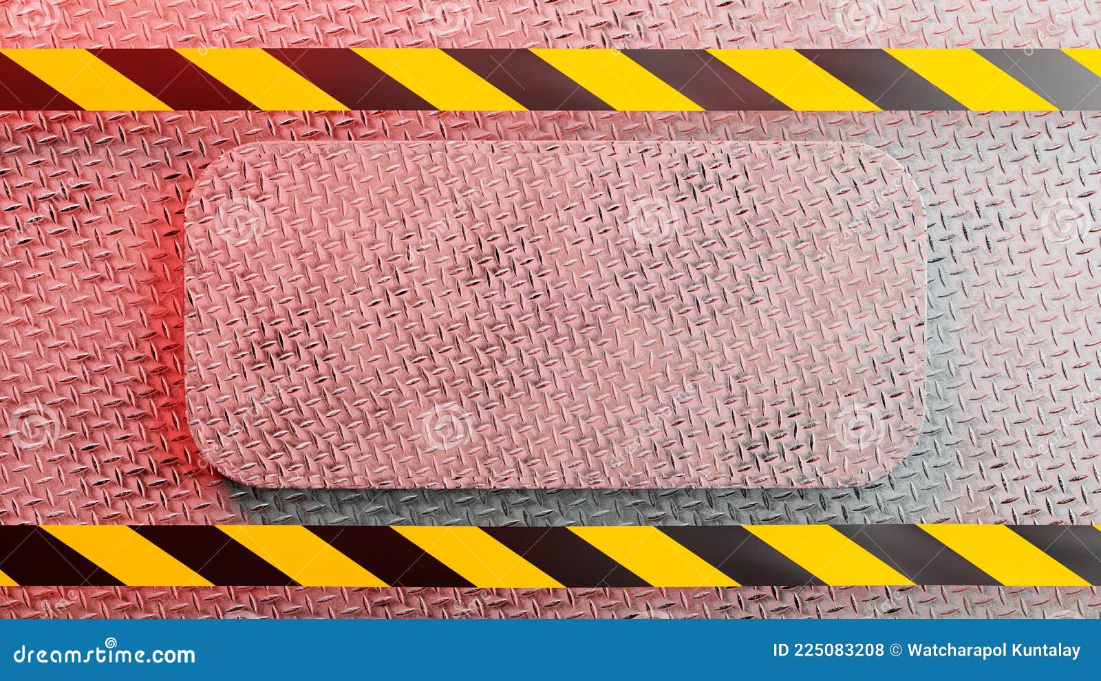 Diamond Sign with Diamond Plate,industrial Danger Lines for Product ...