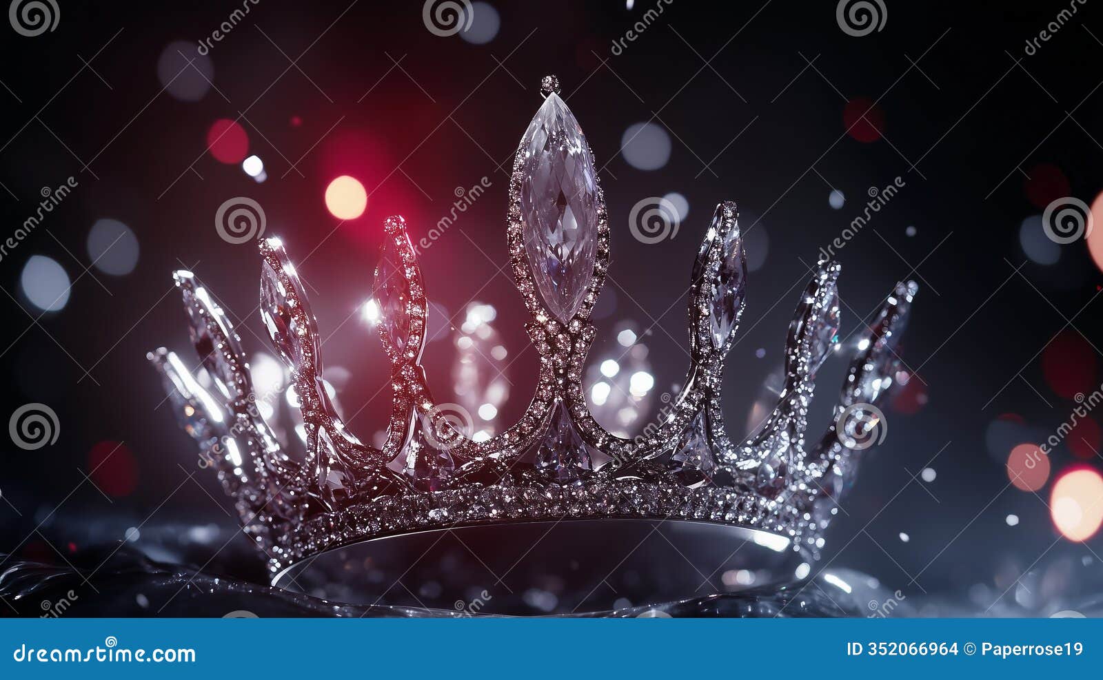Diamond Silver Crown for Beauty Contest Queen of Magic Crystal Tiara ...