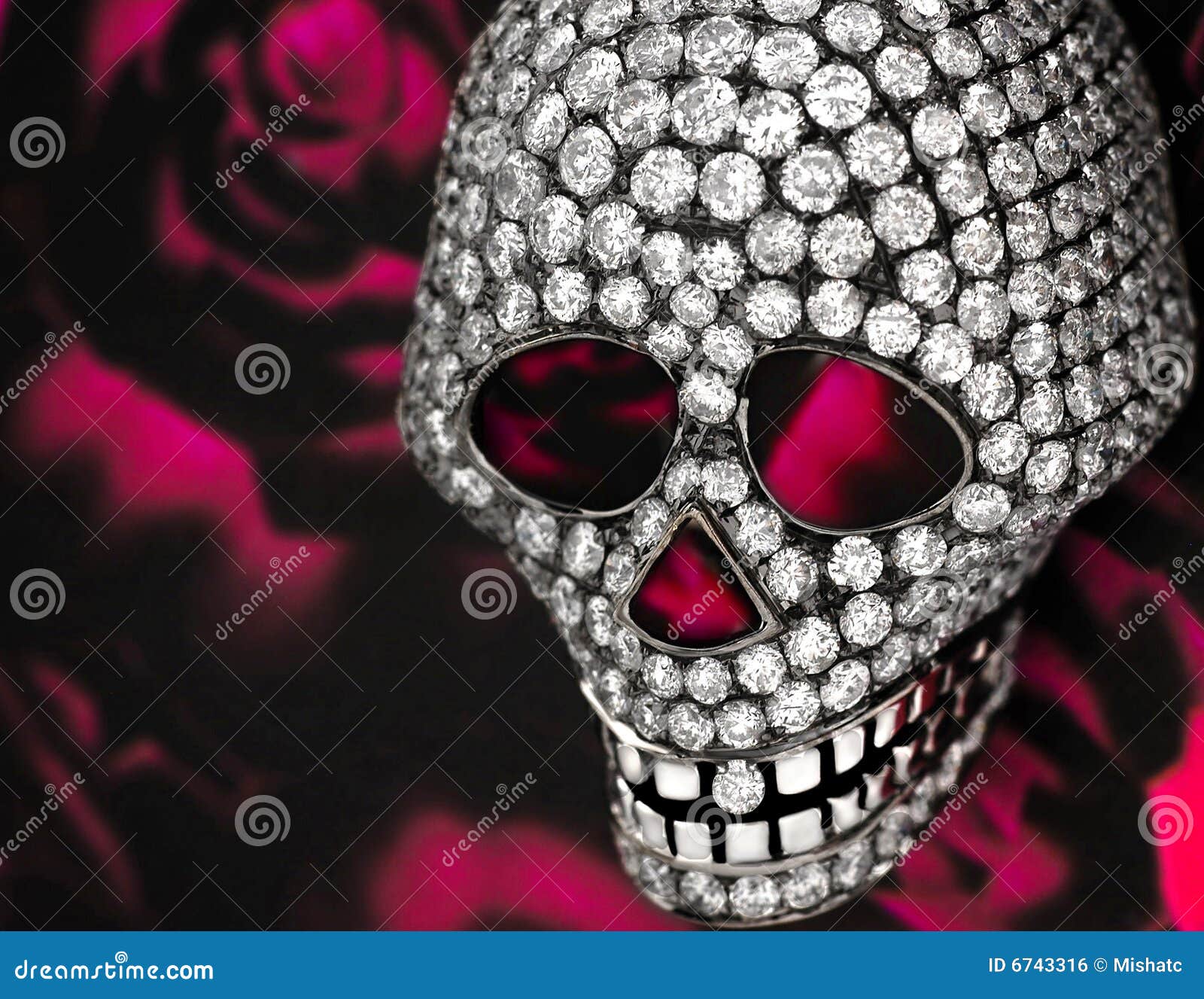Diamond skull stock photo. Image of dangerous, magic, diamond - 6743316