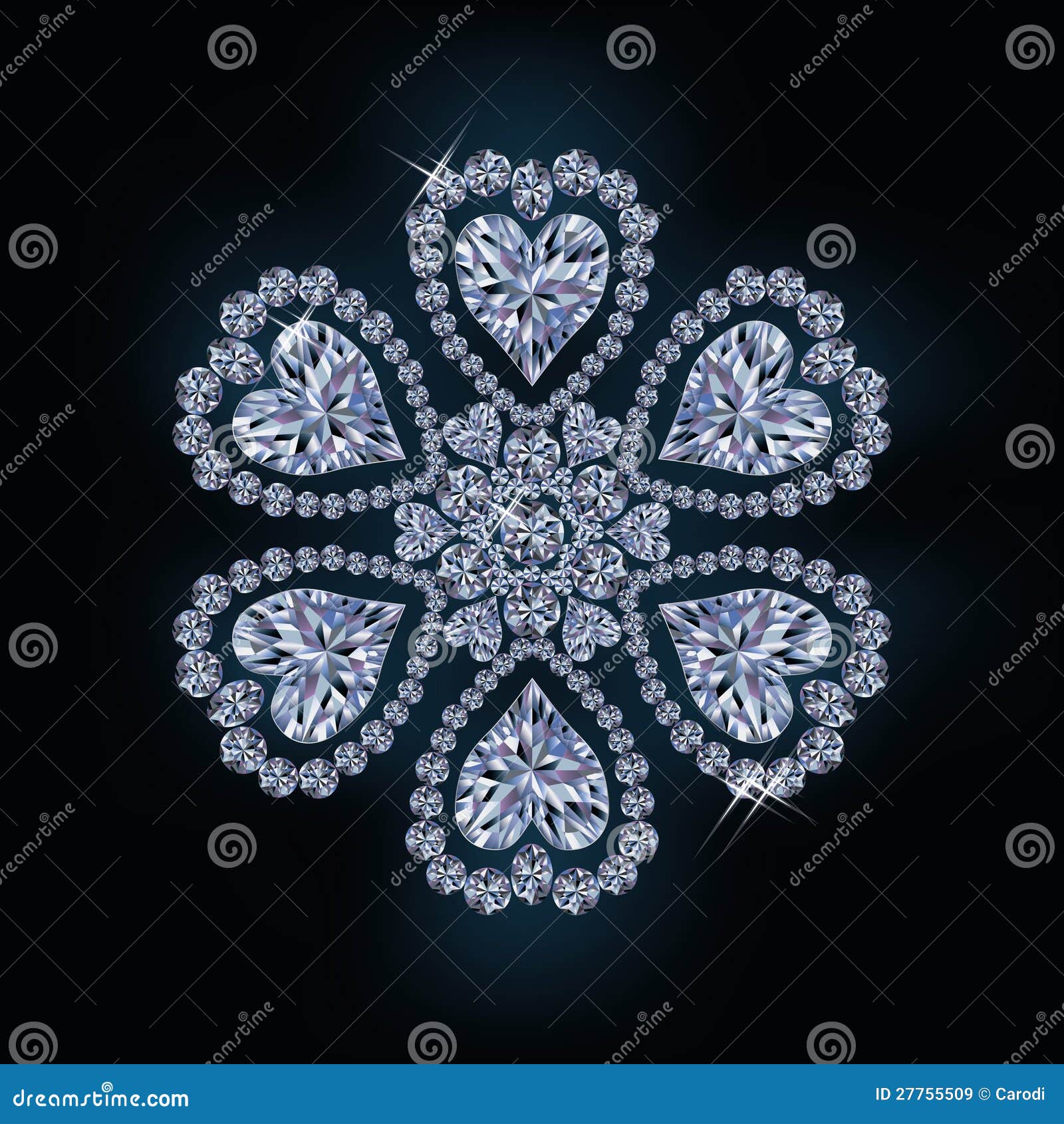 Diamond snow stock vector. Illustration of diamond, blank - 27755509