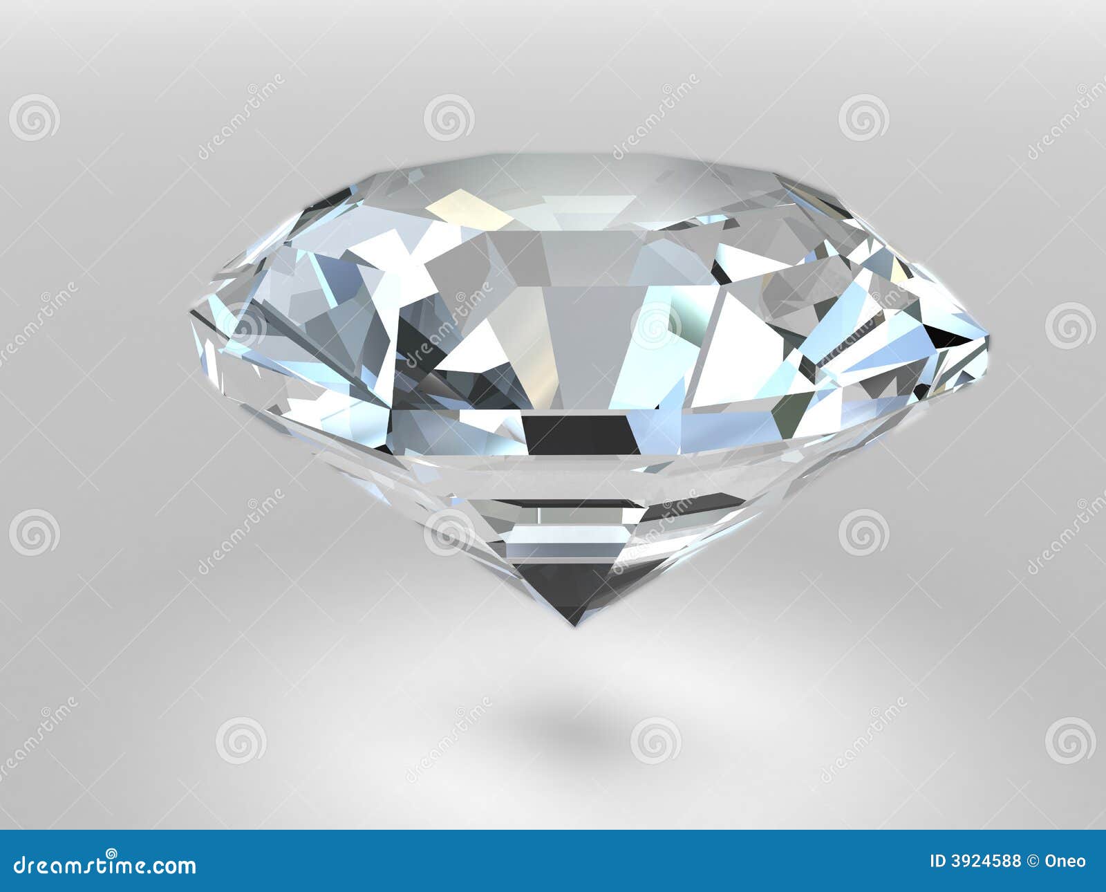 Diamond with soft shadows stock illustration. Illustration of ...