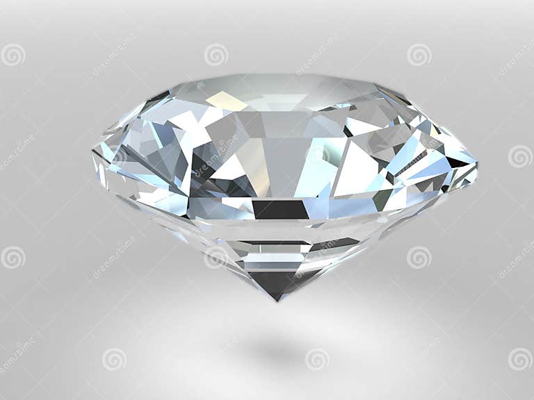 Diamond with soft shadows stock illustration. Illustration of ...