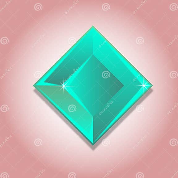 Diamond with sparkles stock vector. Illustration of background - 214615045
