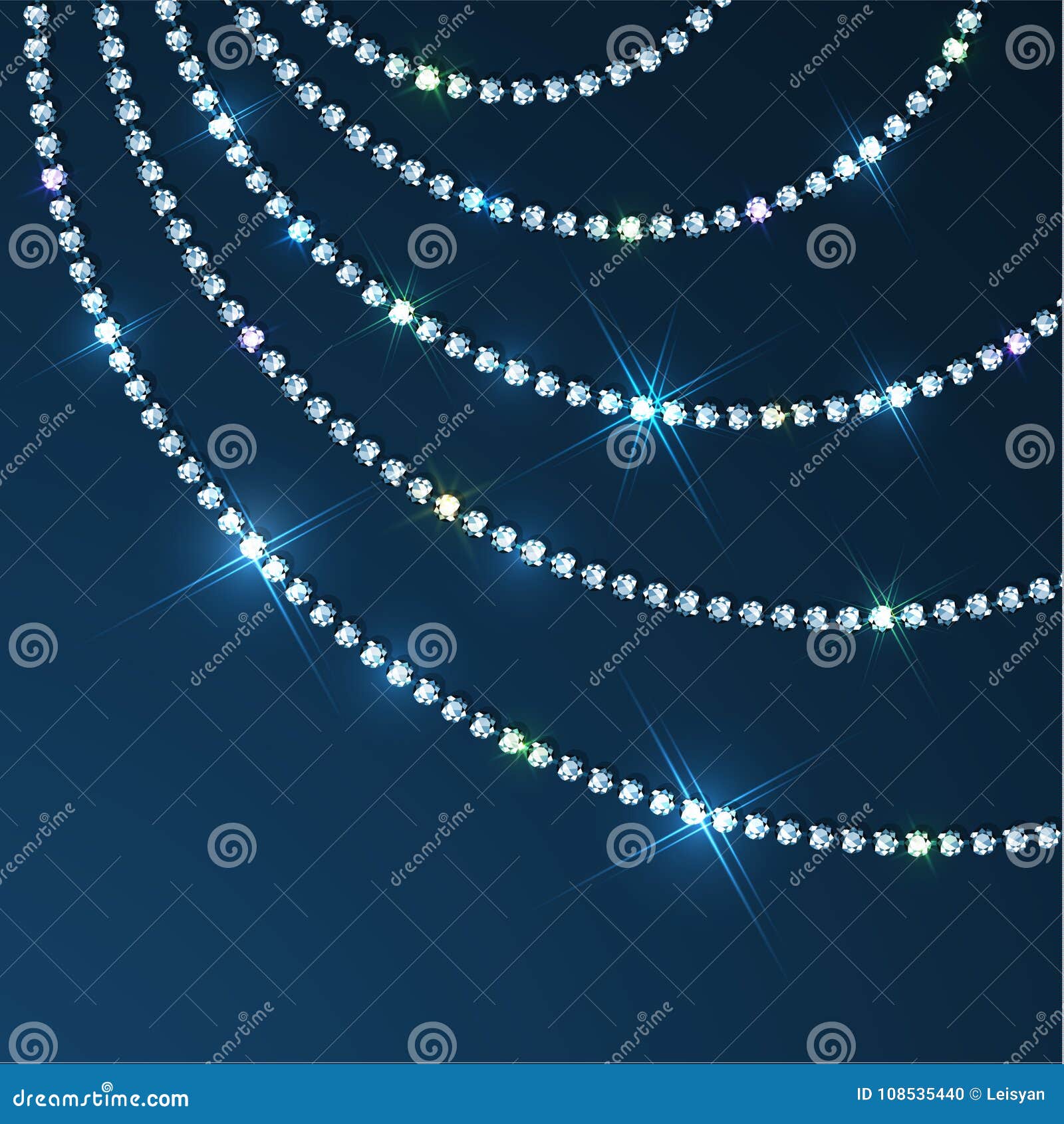 Set Of Diamond Strass Cartoon Icon Design Template With Various Models ...