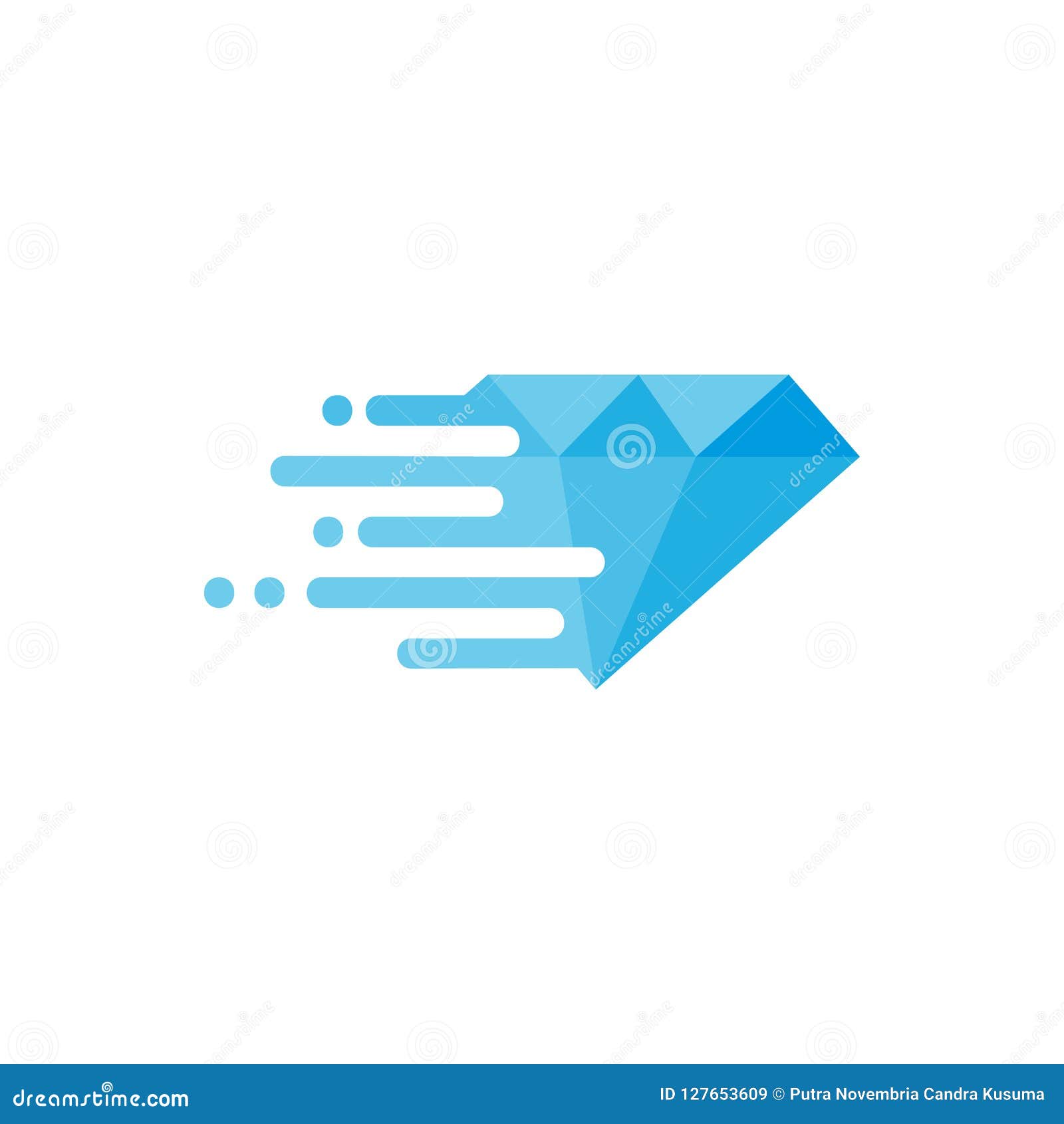 Diamond Speed Logo Icon Design Stock Illustration - Illustration of ...