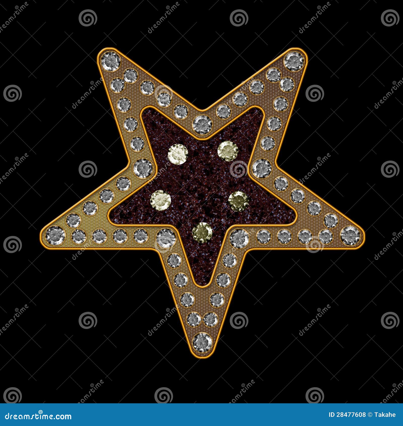 Diamond star stock illustration. Illustration of diamonds - 28477608