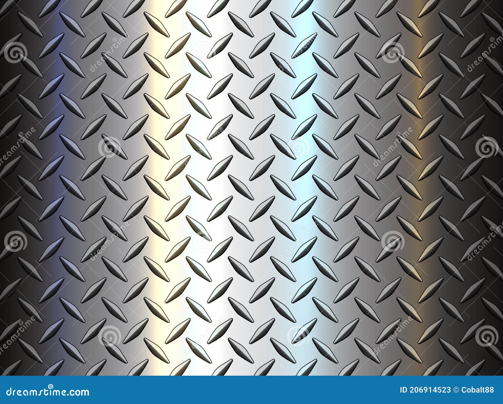 Diamond Steel Metal Sheet Texture Background Cartoon Vector ...
