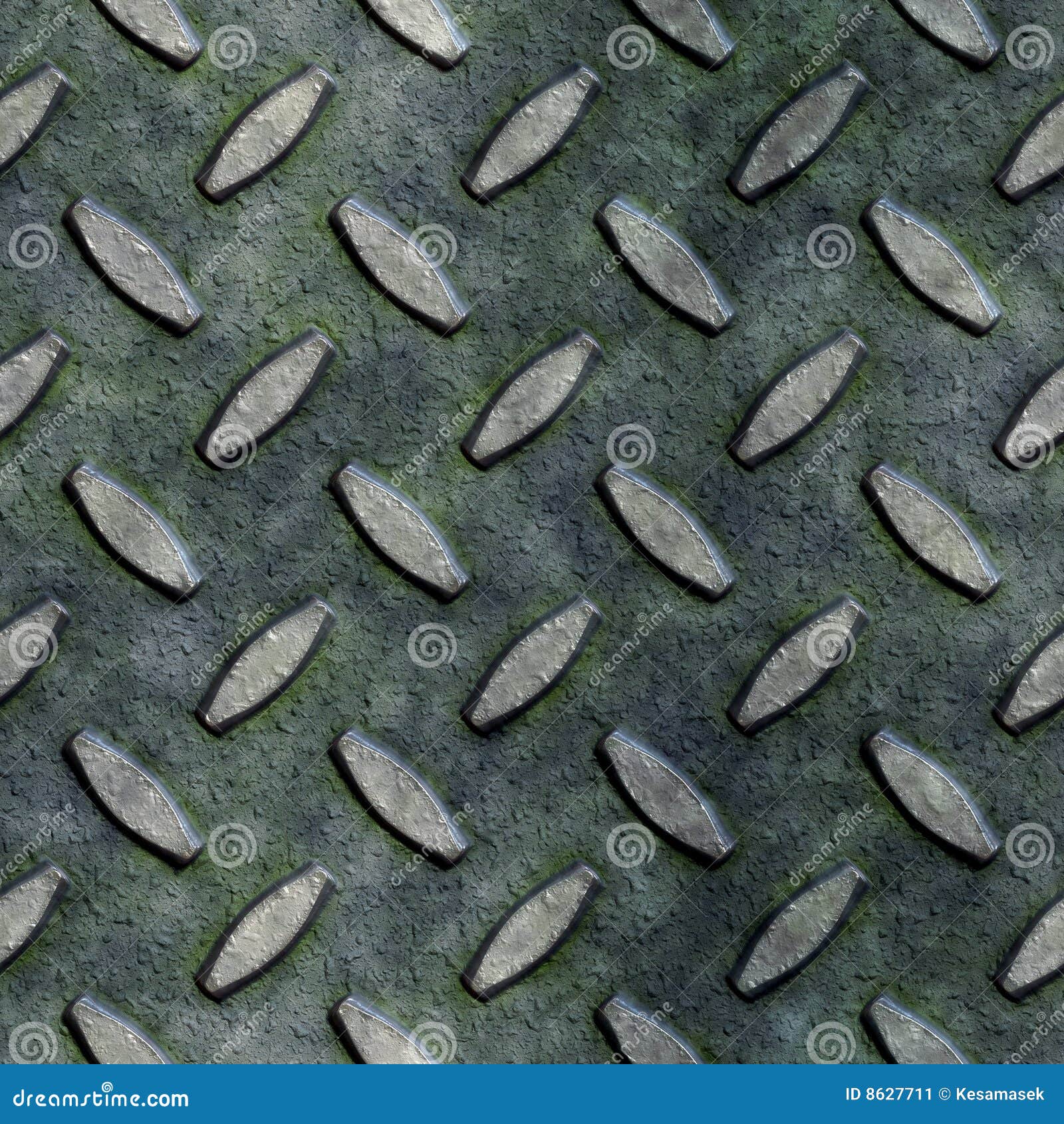 Diamond Steel Plate Useful As a Background Stock Illustration ...