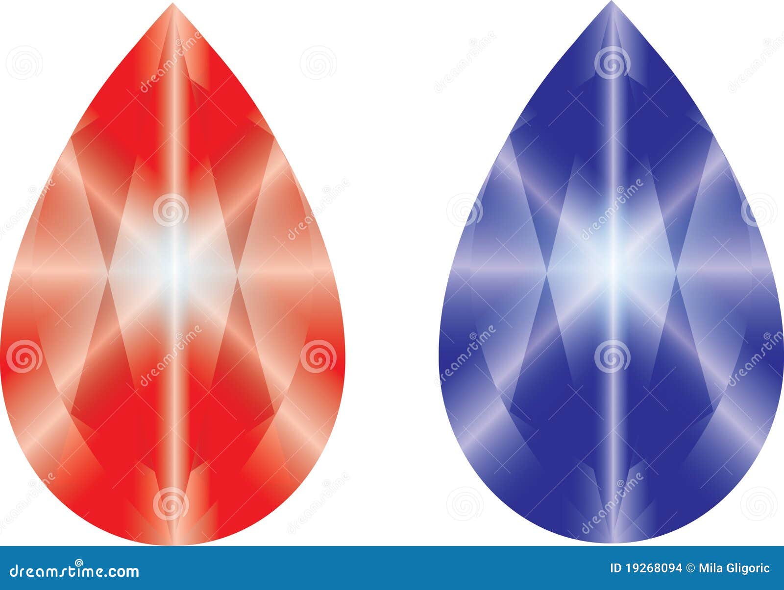 Diamond stone stock vector. Illustration of power, treasure - 19268094