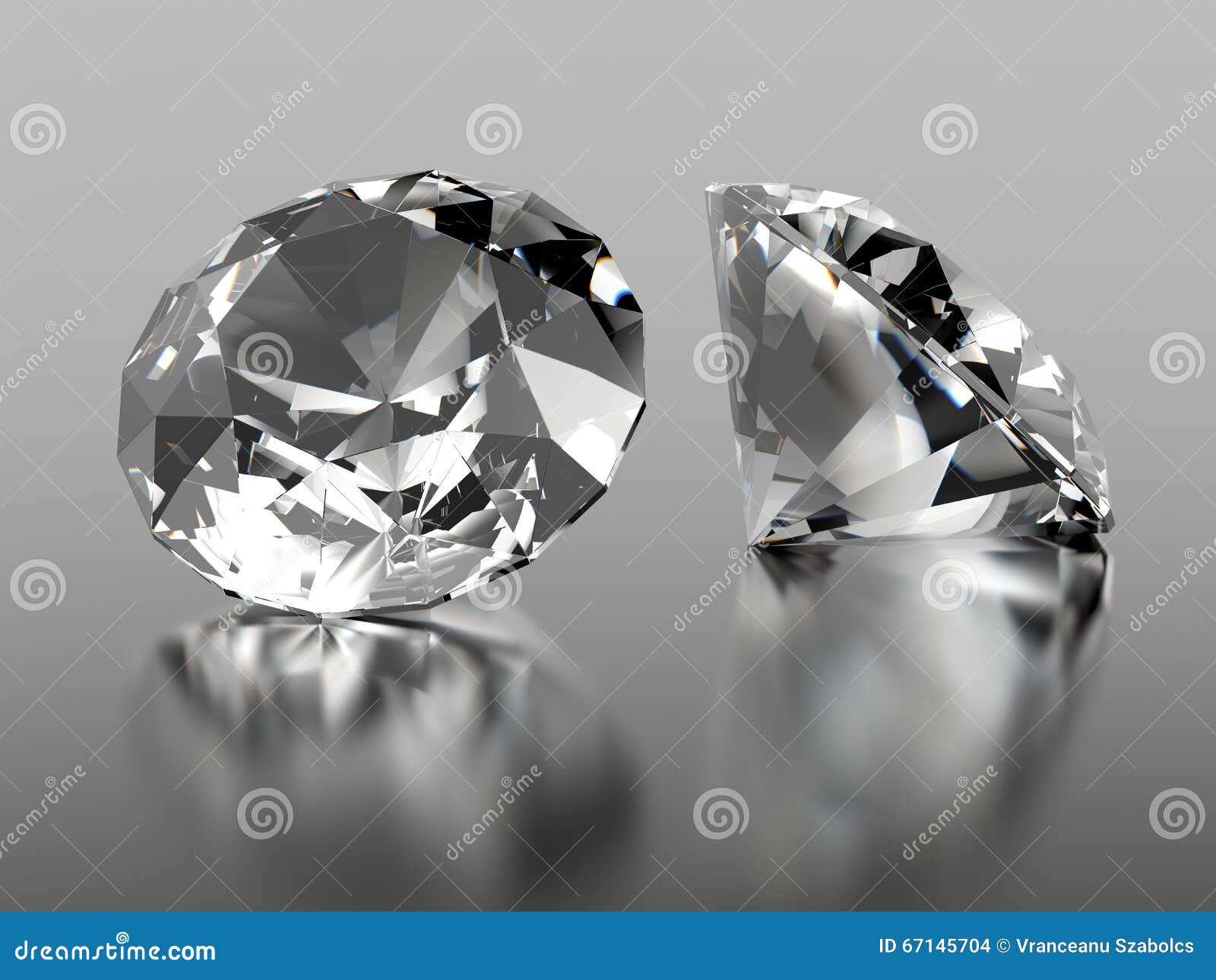 2 diamond stone stock illustration. Illustration of color - 67145704