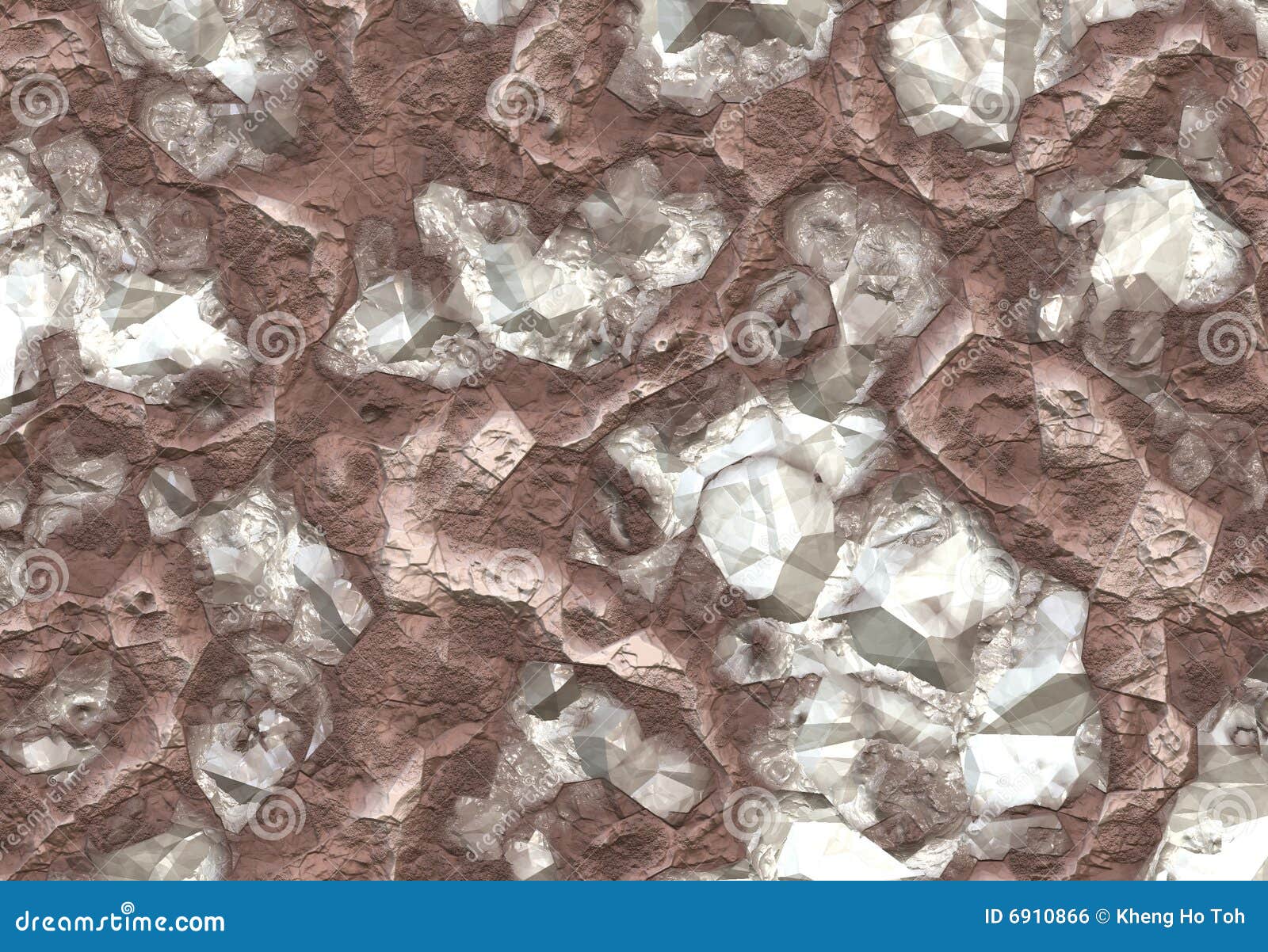Diamond Stones Discovered Inside A Mine Royalty-Free Stock Photography ...