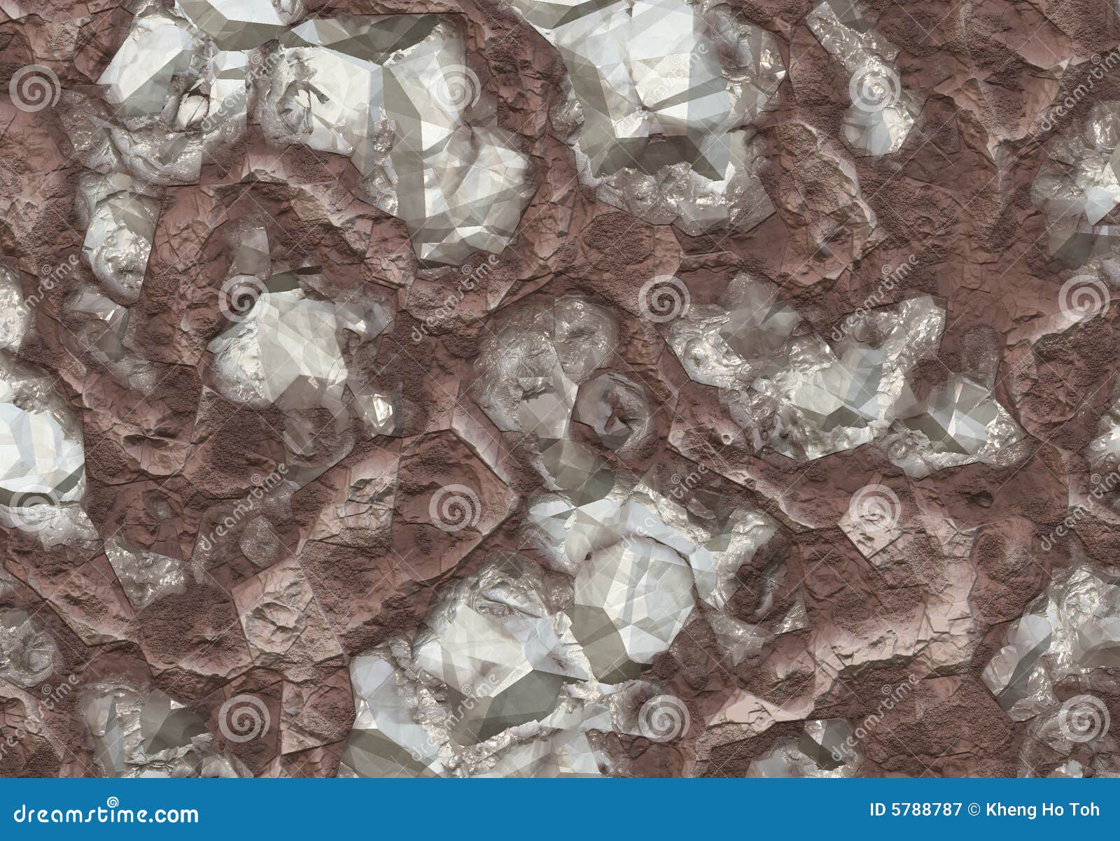 Diamond Stones Discovered Inside A Mine Royalty-Free Stock Photography ...