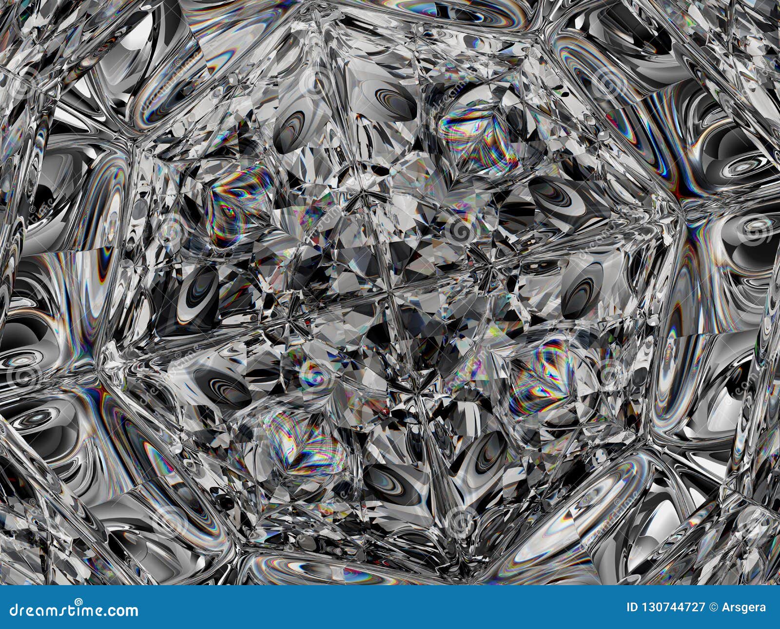 Diamond Structure Extreme Closeup Stock Image - Image of carat ...