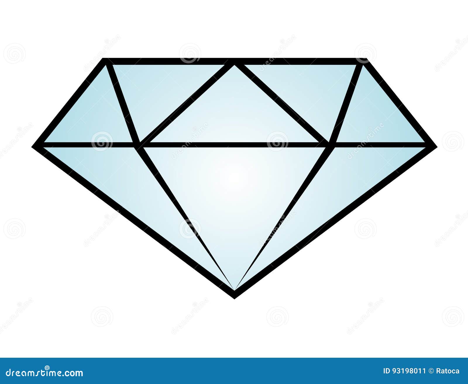 Diamond symbol stock vector. Illustration of jewelry - 93198011