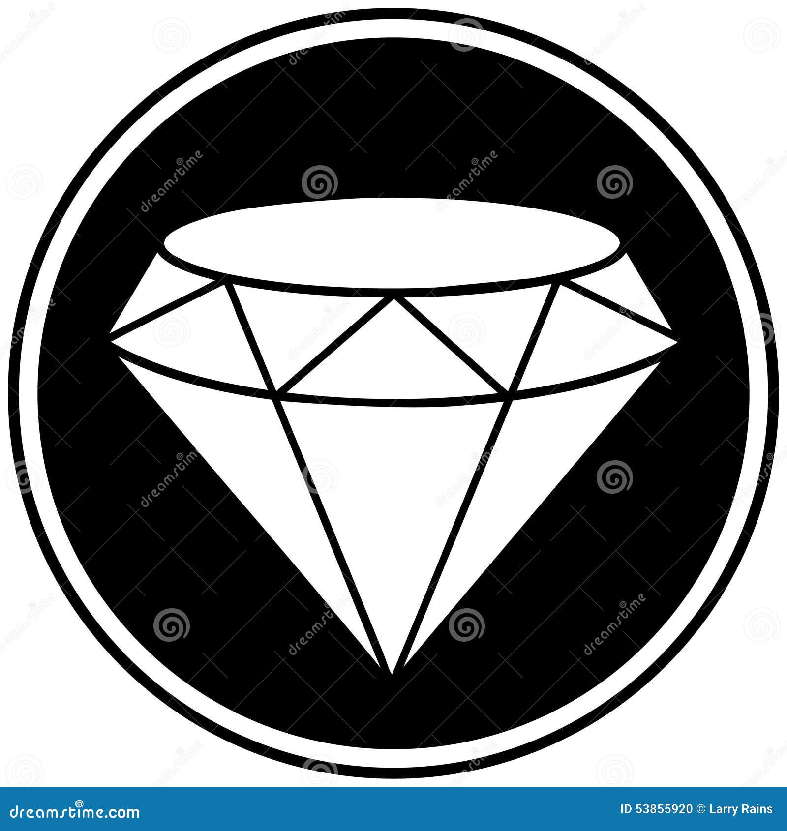 Diamond Symbol Vector Illustration | CartoonDealer.com #53855920