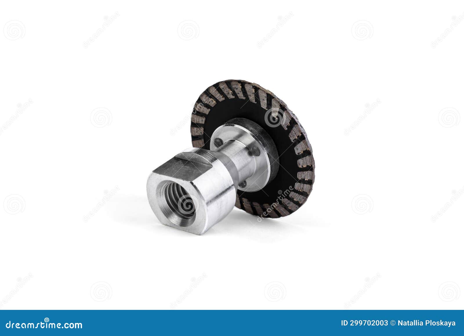 Diamond T-disk for the Tile Leveling System Isolated on White ...