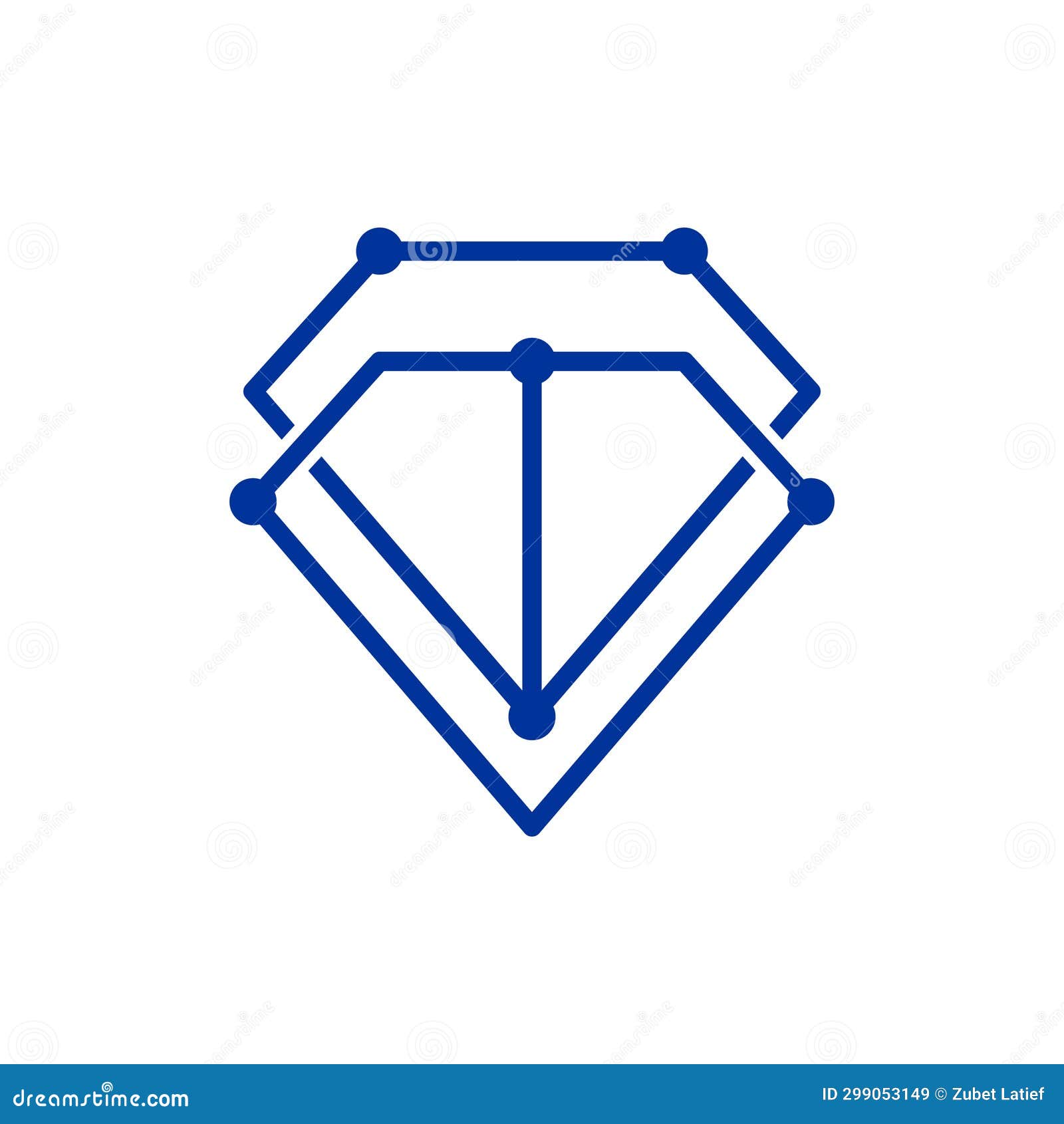 Diamond Tech Digital Logo Design, Jewelry Symbol Illustration, Logo ...