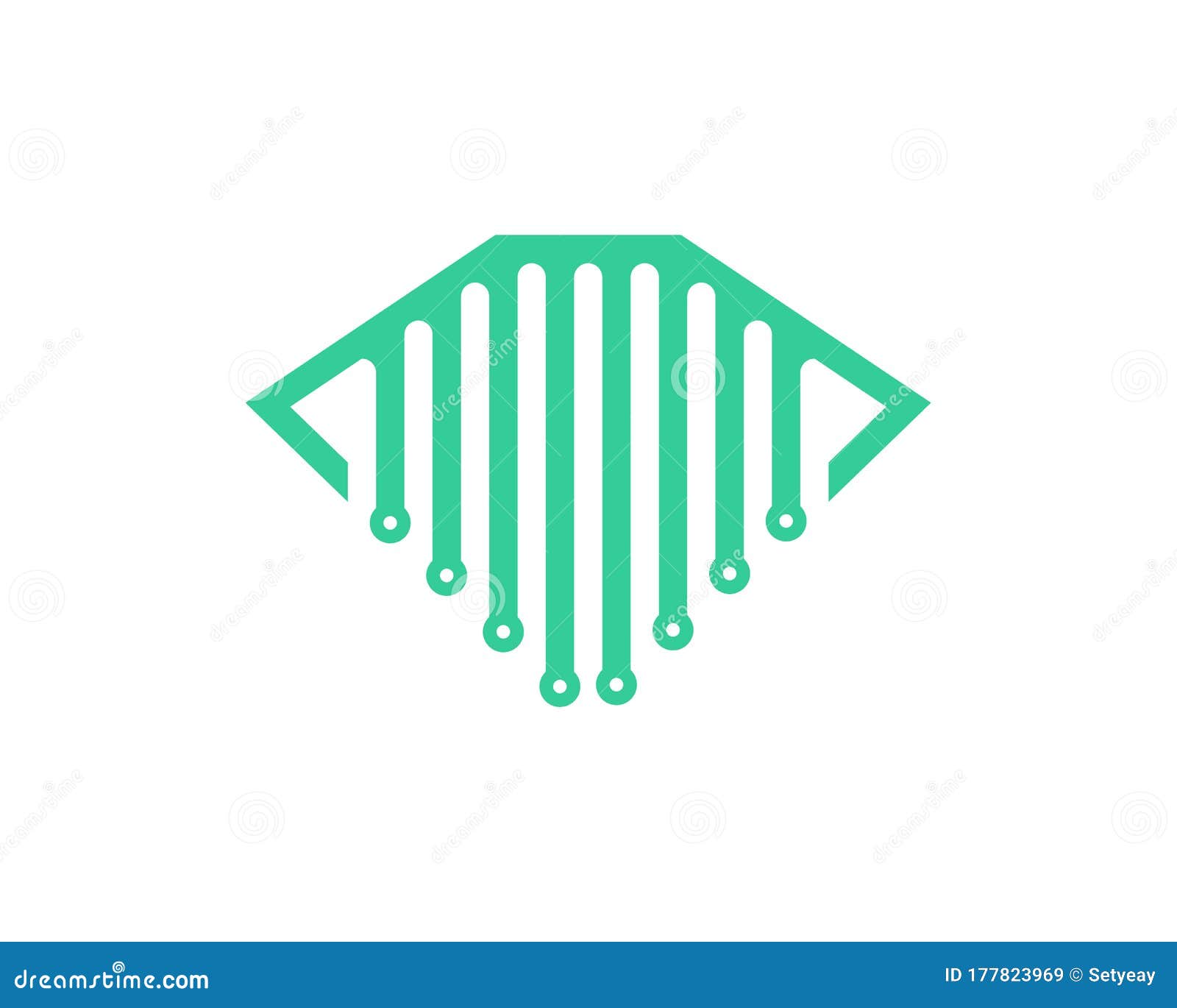 Diamond Tech Logo Design Vector Template, Creative Diamond Logo Concept ...