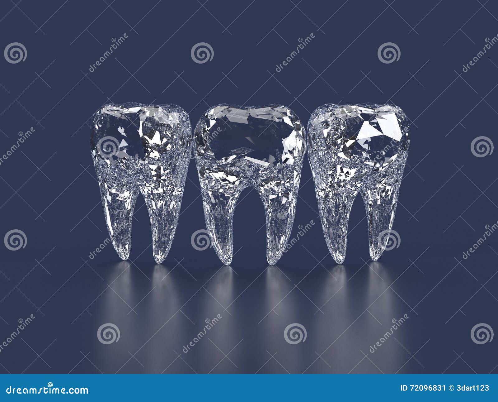 Diamond teeth stock illustration. Illustration of dental - 72096831