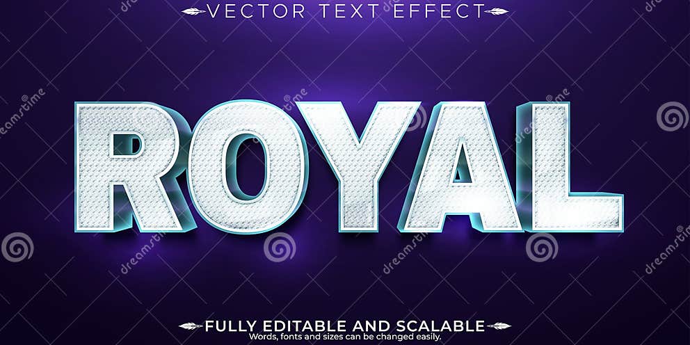 Diamond Text Effect, Editable Bling and Luxury Text Style Stock Vector ...