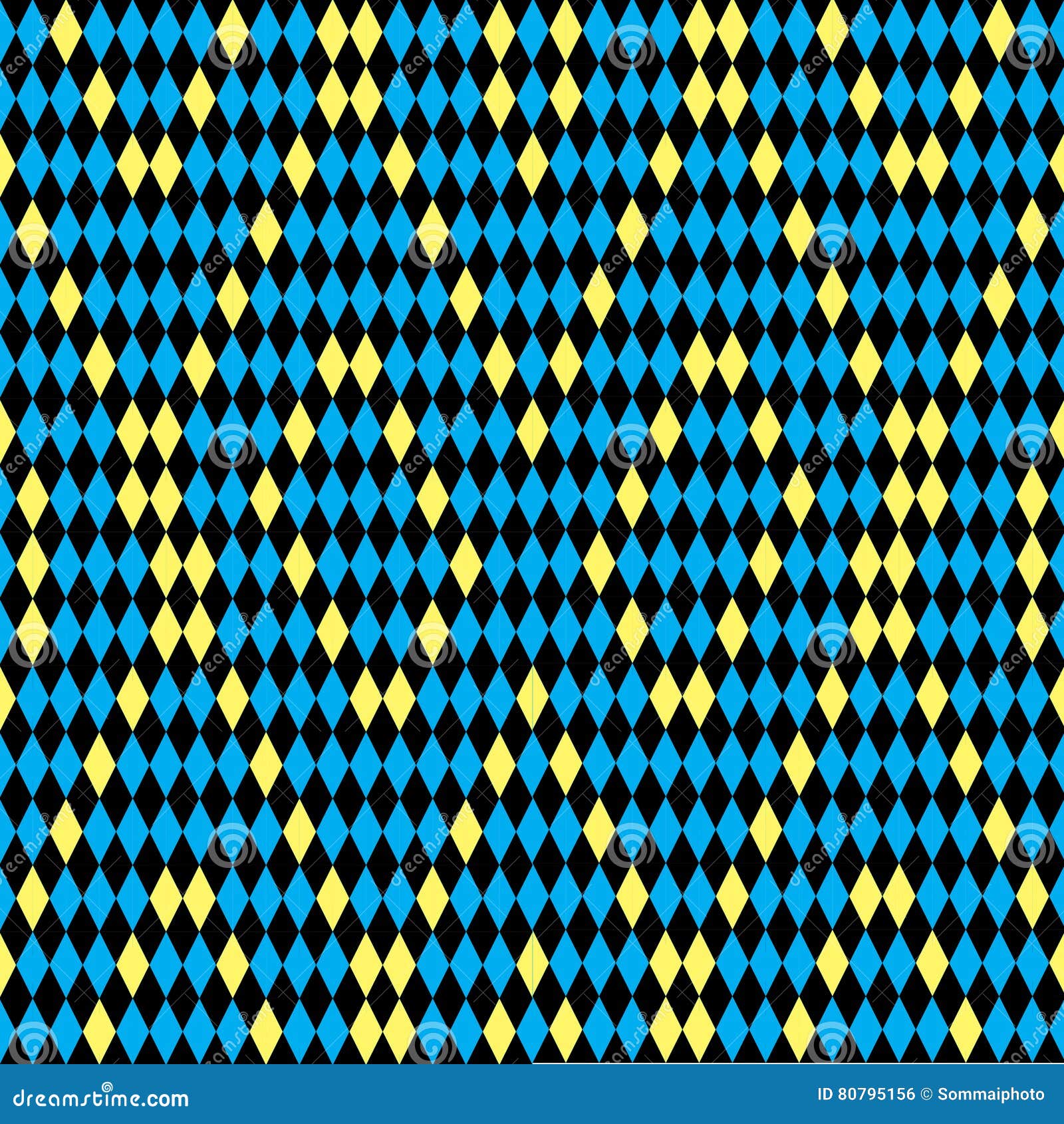 Diamond Tiles Seamless Pattern Stock Illustration - Illustration of ...