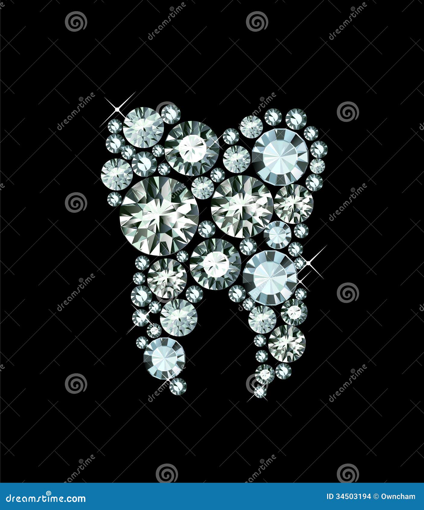 Diamond Dent Abstract Concept. Vector Emblem, Sign Or Logo Template ...