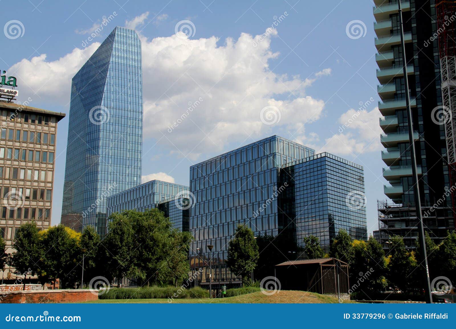 Diamond Tower and Little Diamonds Stock Photo - Image of skyscraper ...