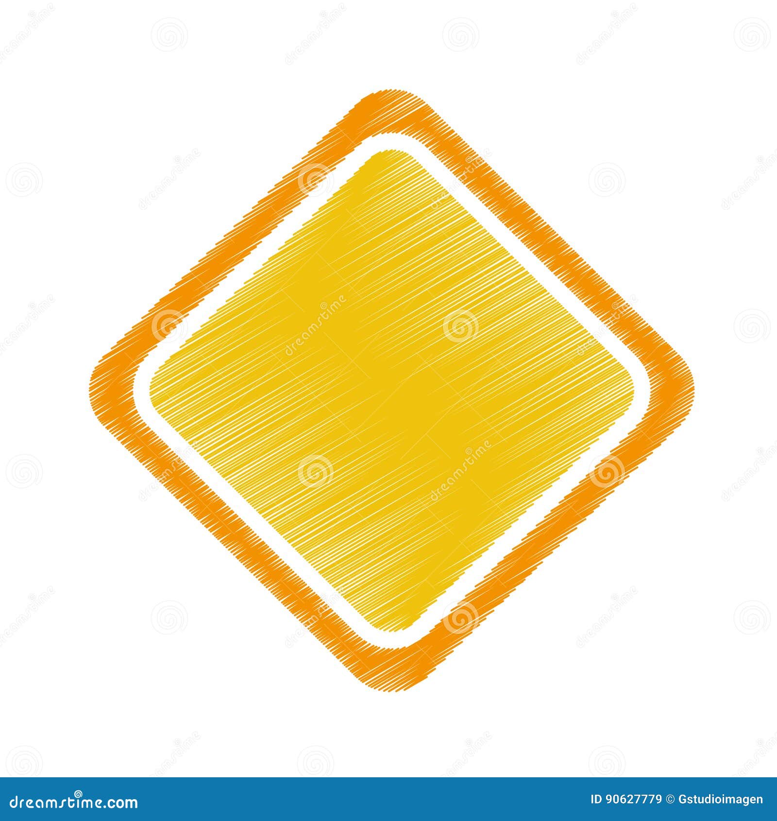 Diamond Traffic Signal Icon Stock Vector - Illustration of shape ...