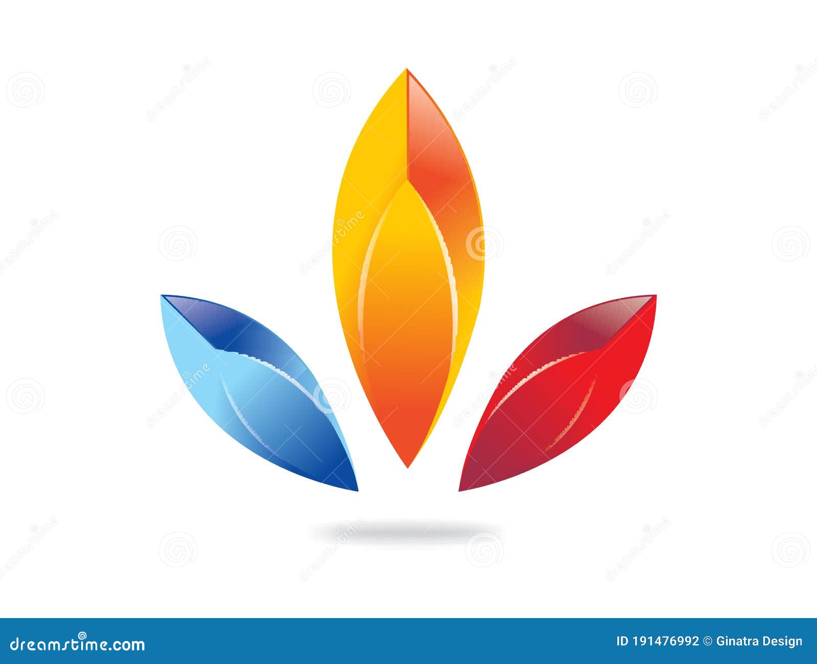 Diamond Triple Sign Logo stock vector. Illustration of abstract - 191476992