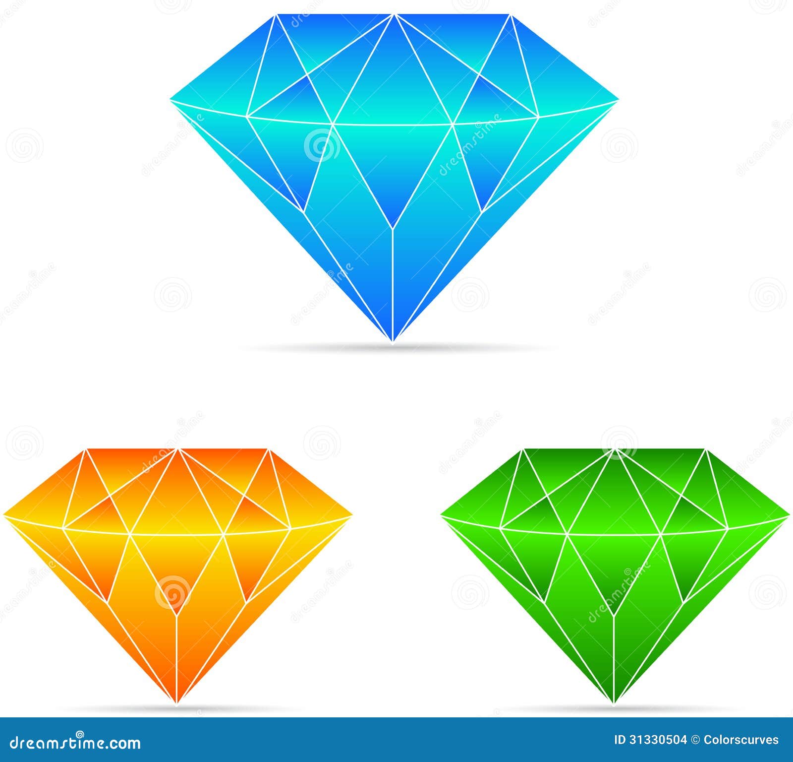 Diamond stock vector. Illustration of glass, forever - 31330504