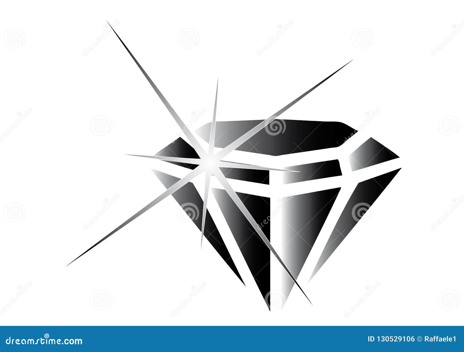 Diamond Vector stock vector. Illustration of sparkle - 130529106
