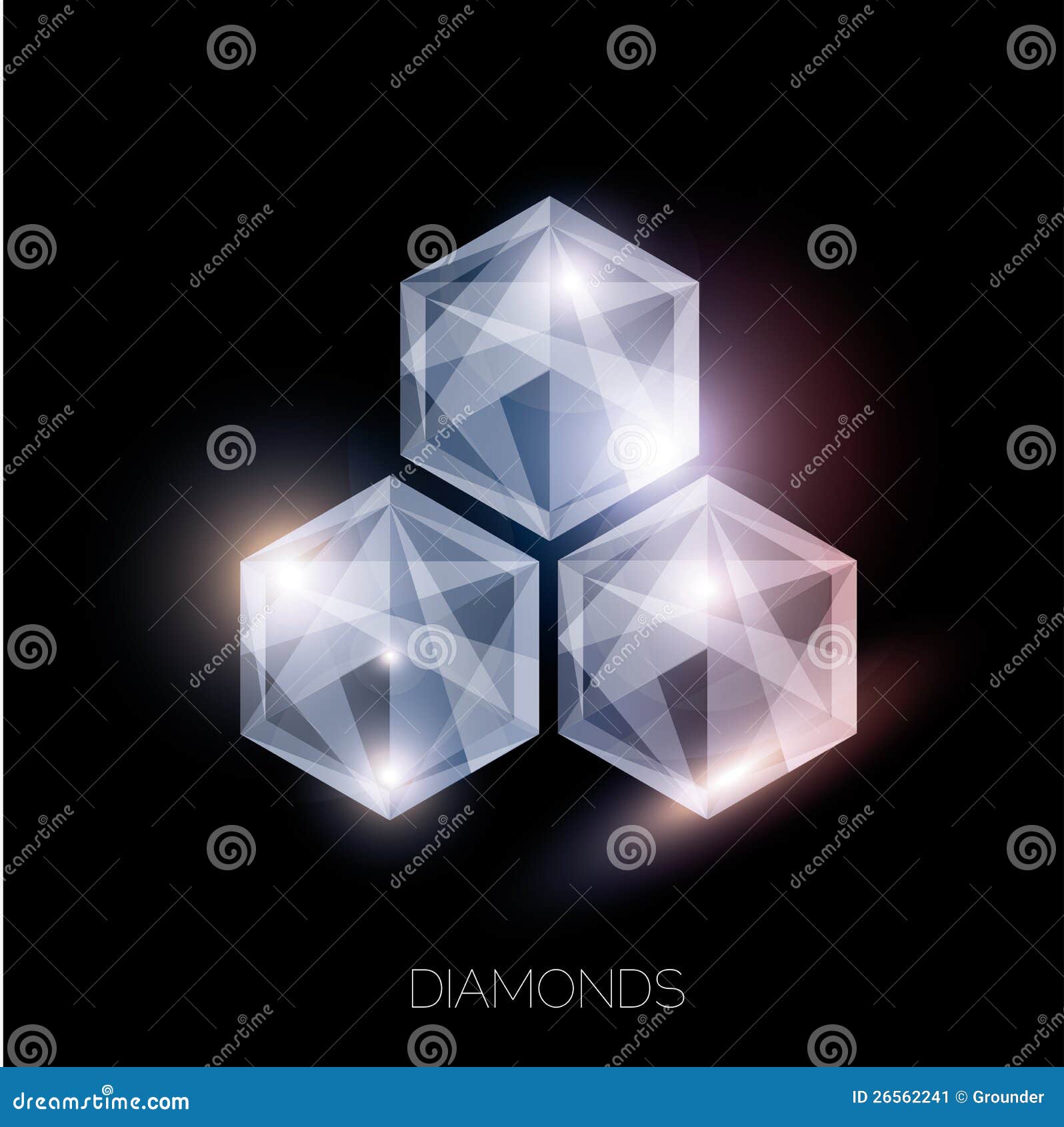 Diamond vector jewelry stock vector. Illustration of abstract - 26562241