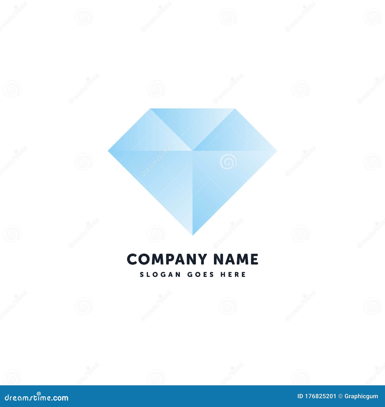 Diamond Vector Logo. Creative Abstract Icon Mark Design Template Stock ...