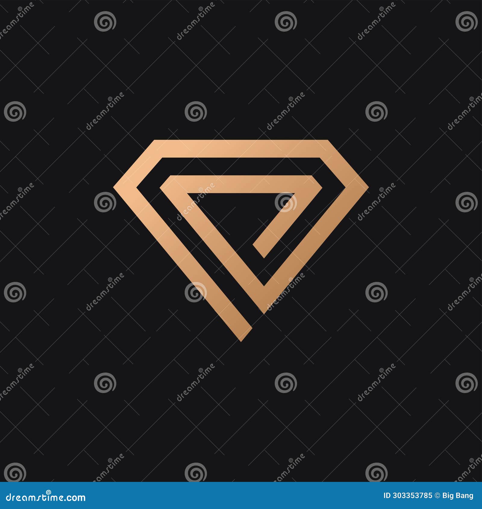 Diamond Vector Logo Icon Design Template Stock Vector - Illustration of ...
