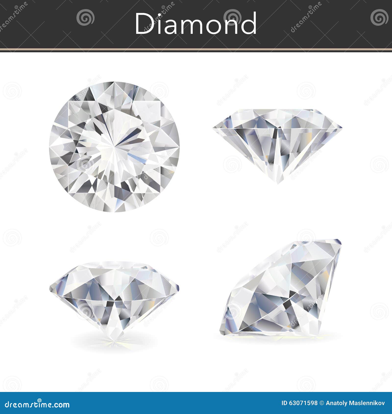 Diamond White Background Stock Illustrations – 144,862 Diamond White ...