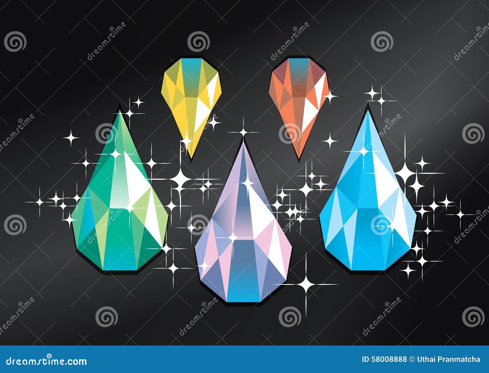 Diamond And Water Ripples Stock Photography | CartoonDealer.com #2570714