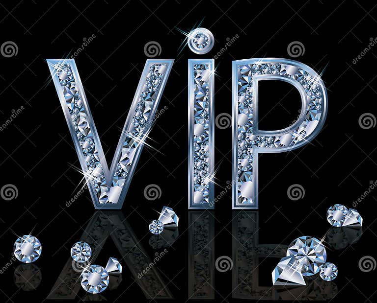 Diamond VIP Invitation Card Stock Vector - Illustration of leisure ...