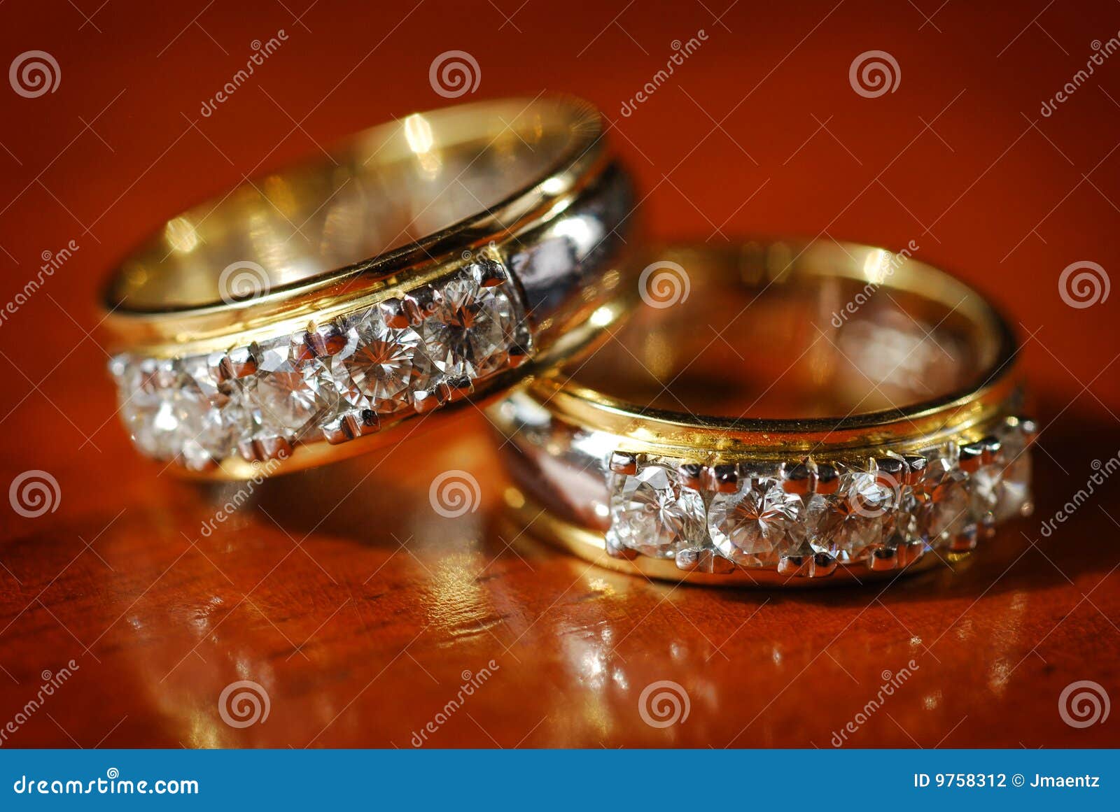 Diamond wedding rings stock photo. Image of marriage, wedding - 9758312