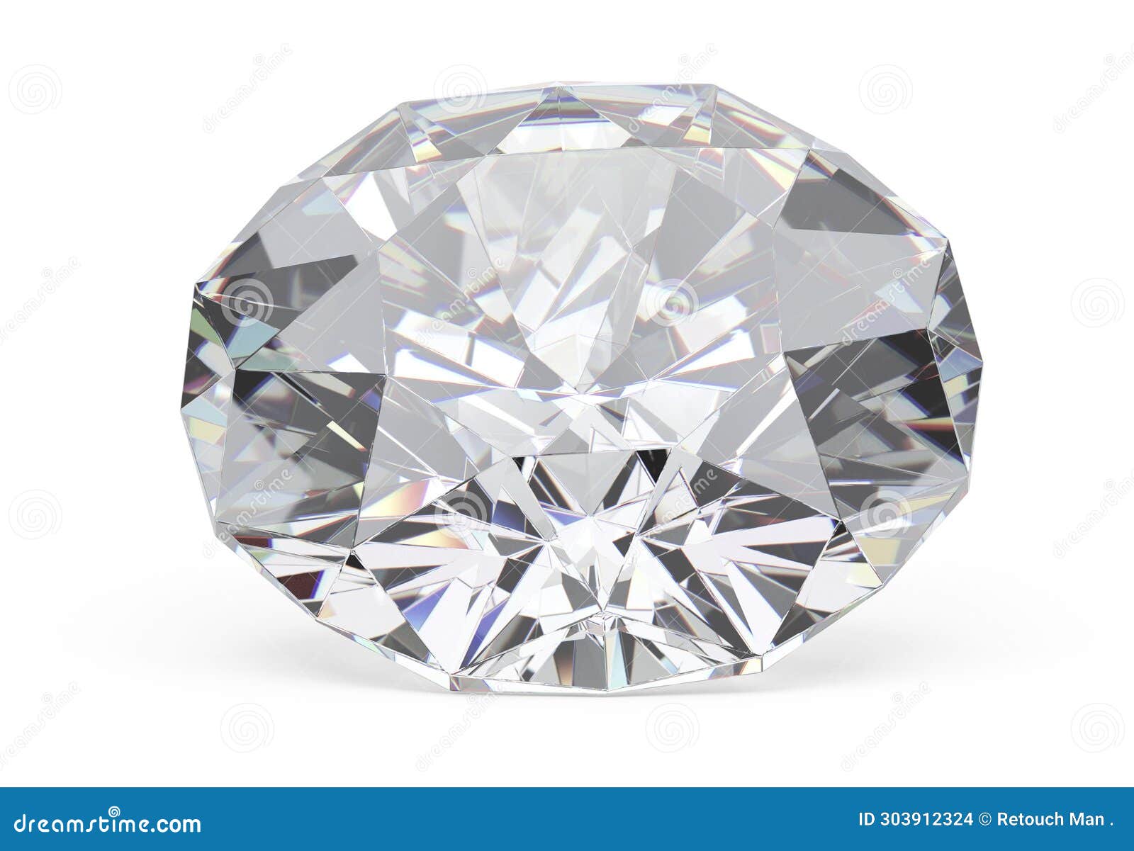 Diamond on White Background with High Quality Stock Illustration ...