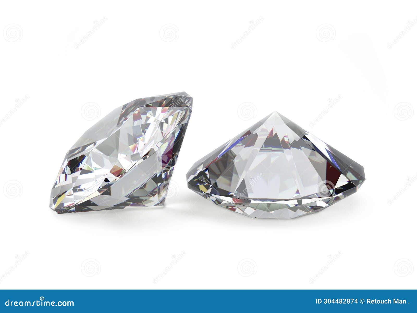 Diamond on White Background with High Quality Stock Illustration ...