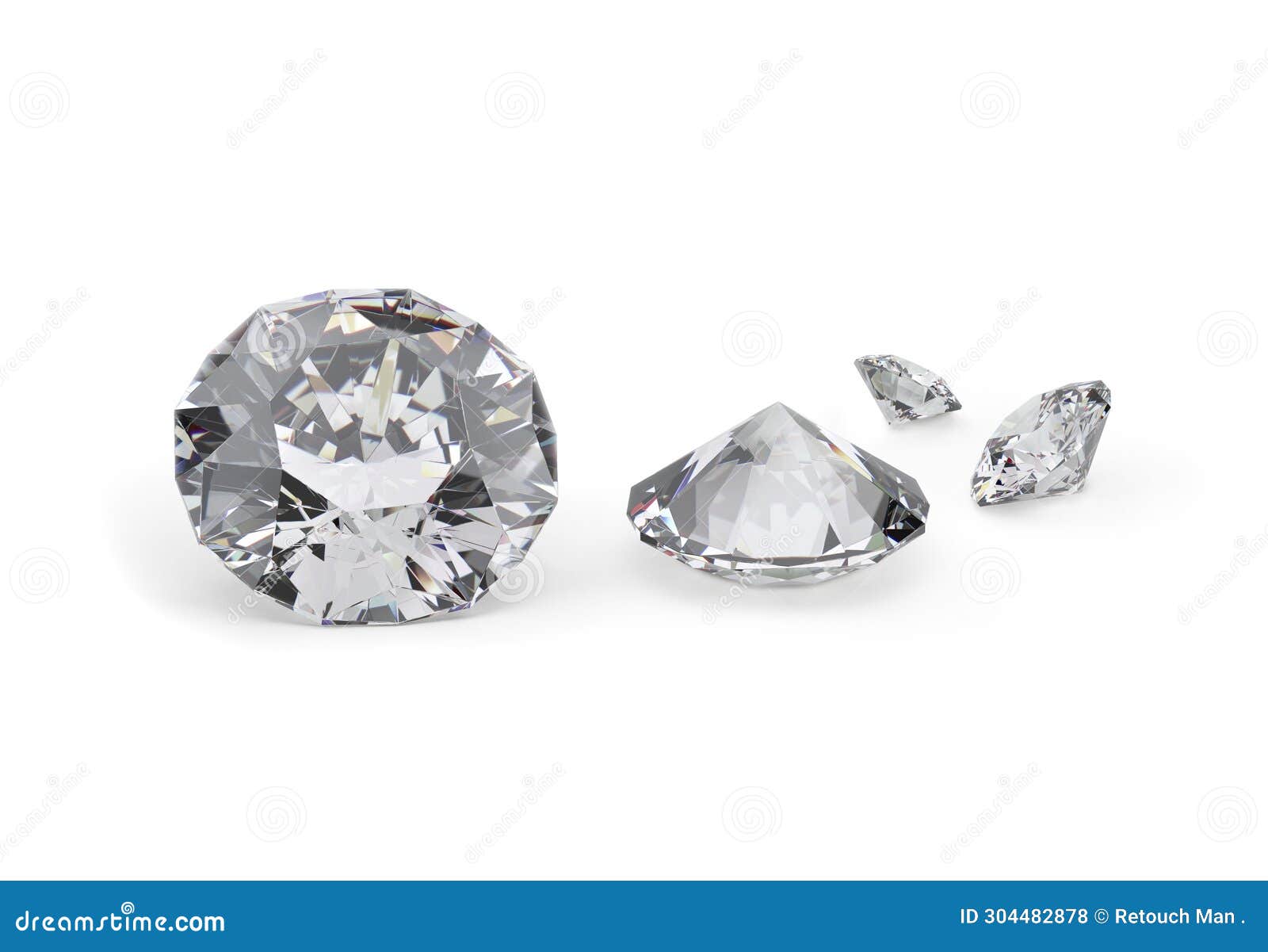 Diamond on White Background with High Quality Stock Illustration ...